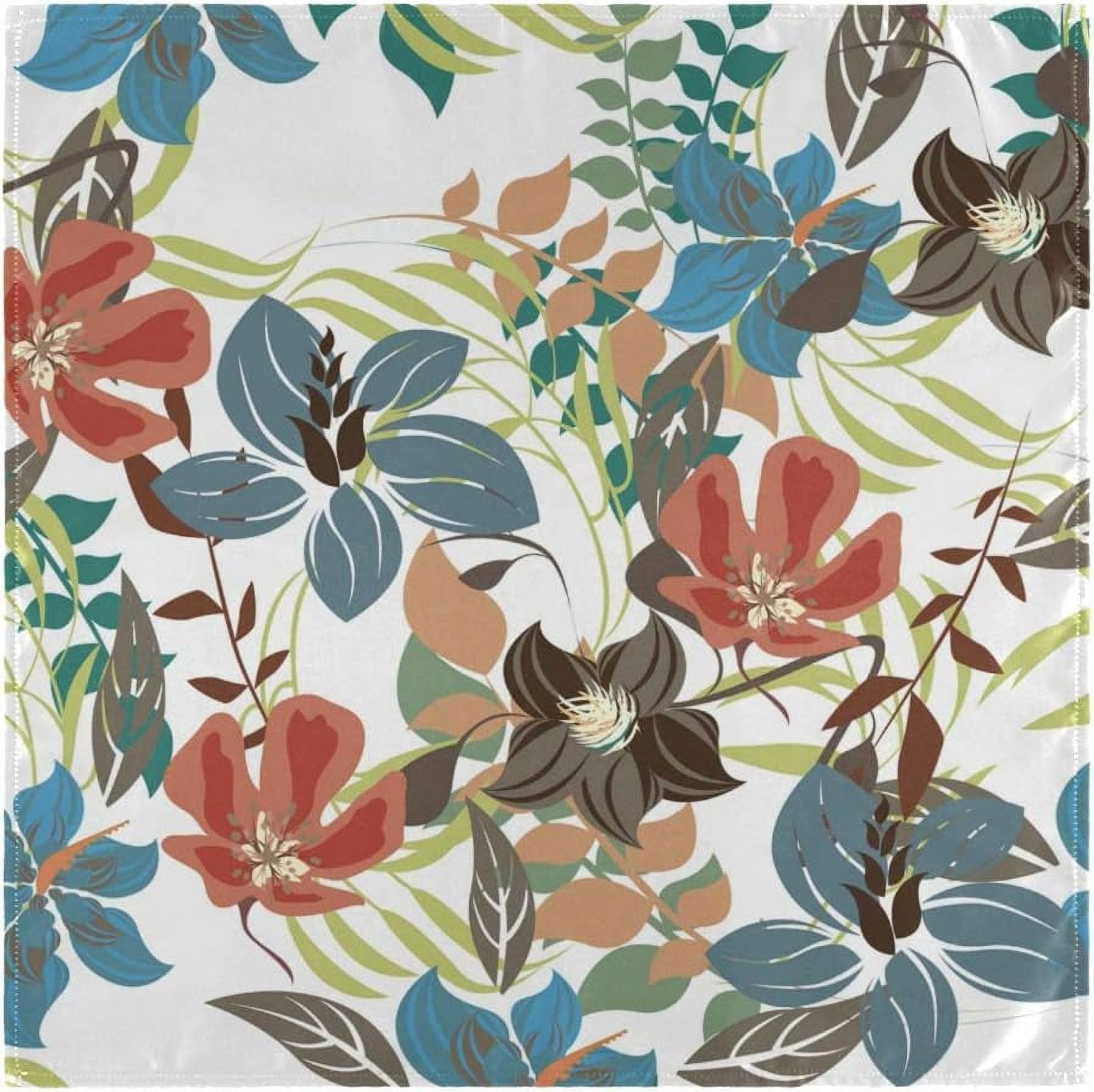 GZHJMY Blossom Cloth Dinner Napkins Everyday Use 20" × 20" Home Decor ...