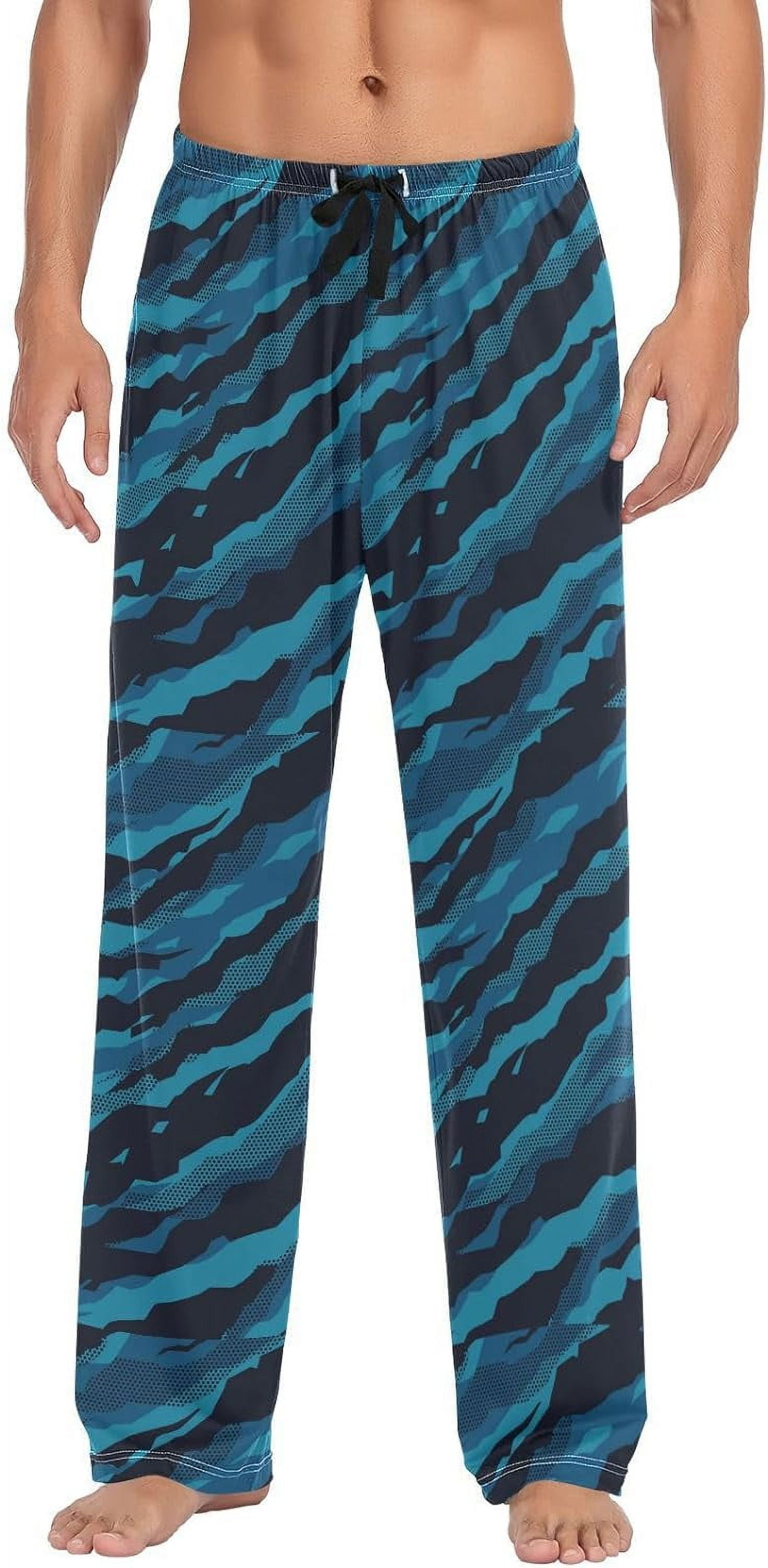 GZHJMY Blue Military Camouflage Men's Pajama Pants, Soft and ...