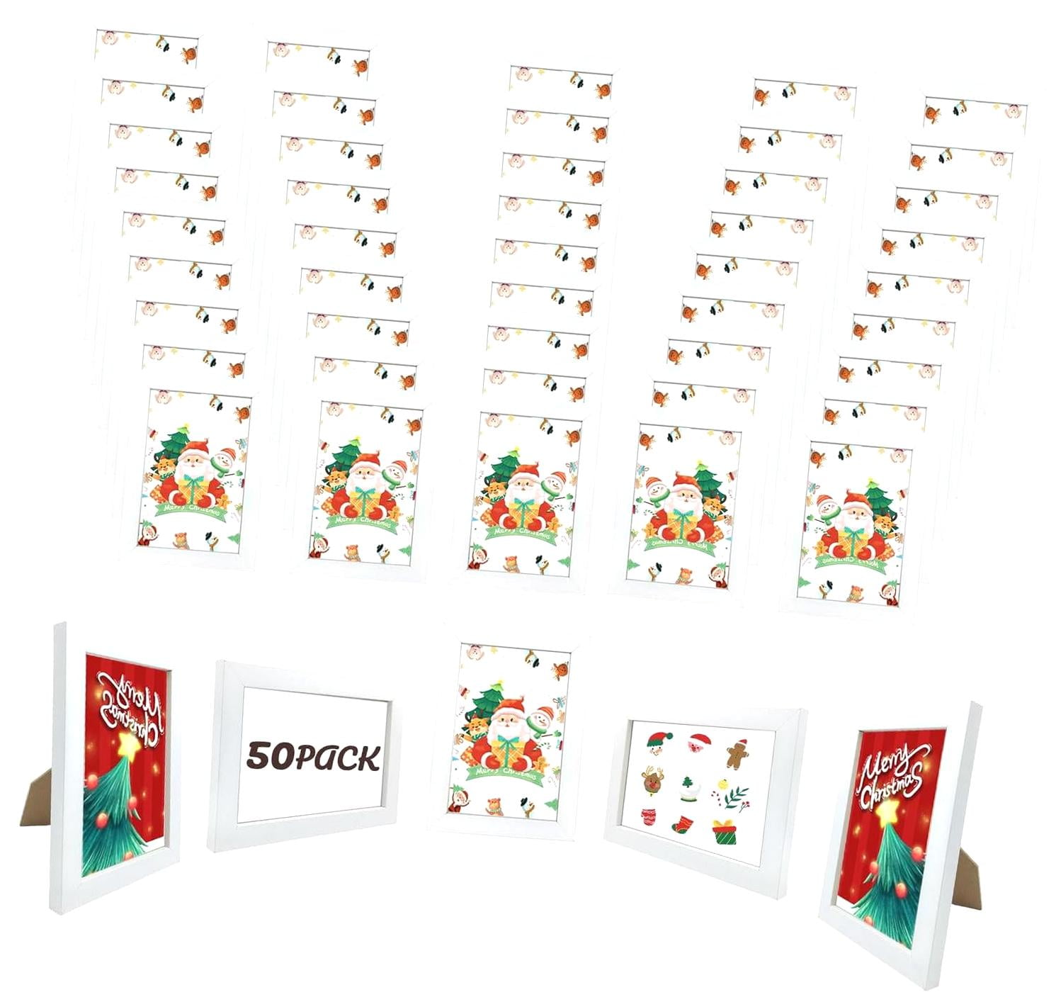 GZHJMY Bulk Set of 50 Picture , Wall Mount or Tabletop Display, with 4 ...