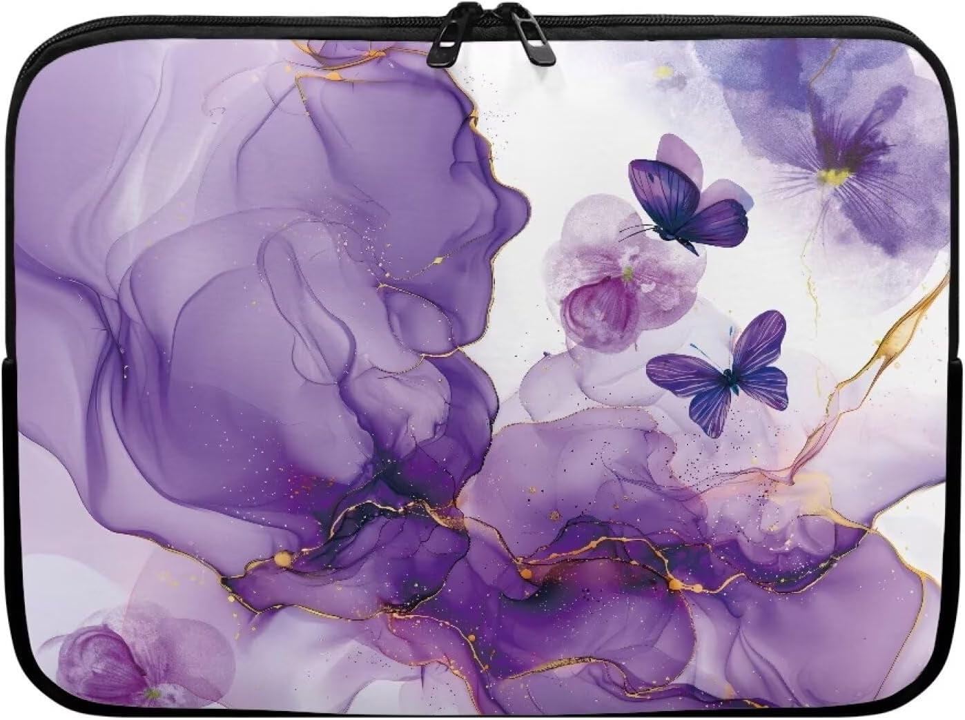 GZHJMY Butterfly Tie Dye Print 10 Inch Computer Bag Pouch Pocket Tablet ...