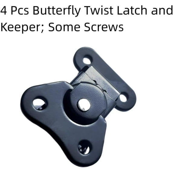 GZHJMY Butterfly and Metal Toggle Clamp Hasp Box Chest Closure with ...