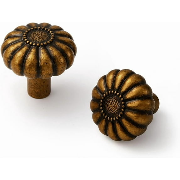 GZHJMY Cabinet Knobs 2-Pack Retro Drawer Pulls Kitchen Cupboard ...
