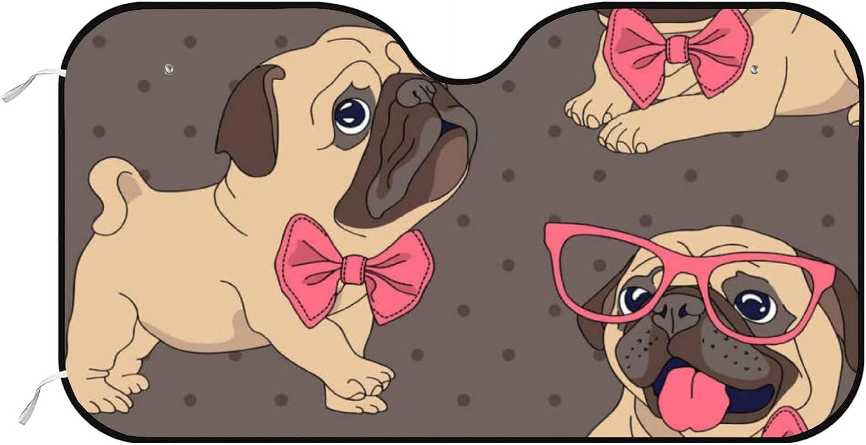 GZHJMY Car Front Windshield Sunshade UV Heat Protection, Foldable Auto ...