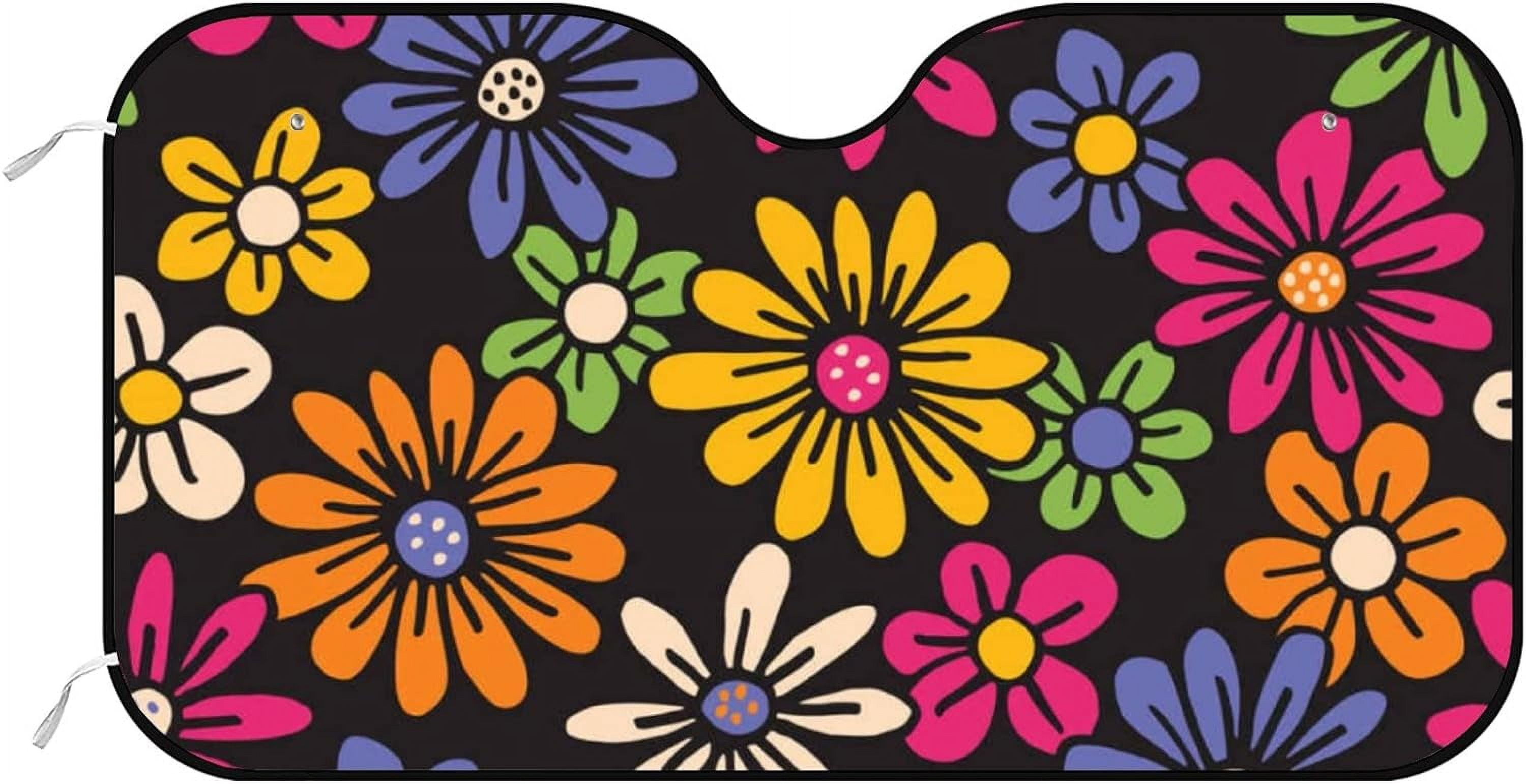 GZHJMY Car Front Windshield Sunshade UV Heat Protection, Foldable Auto ...