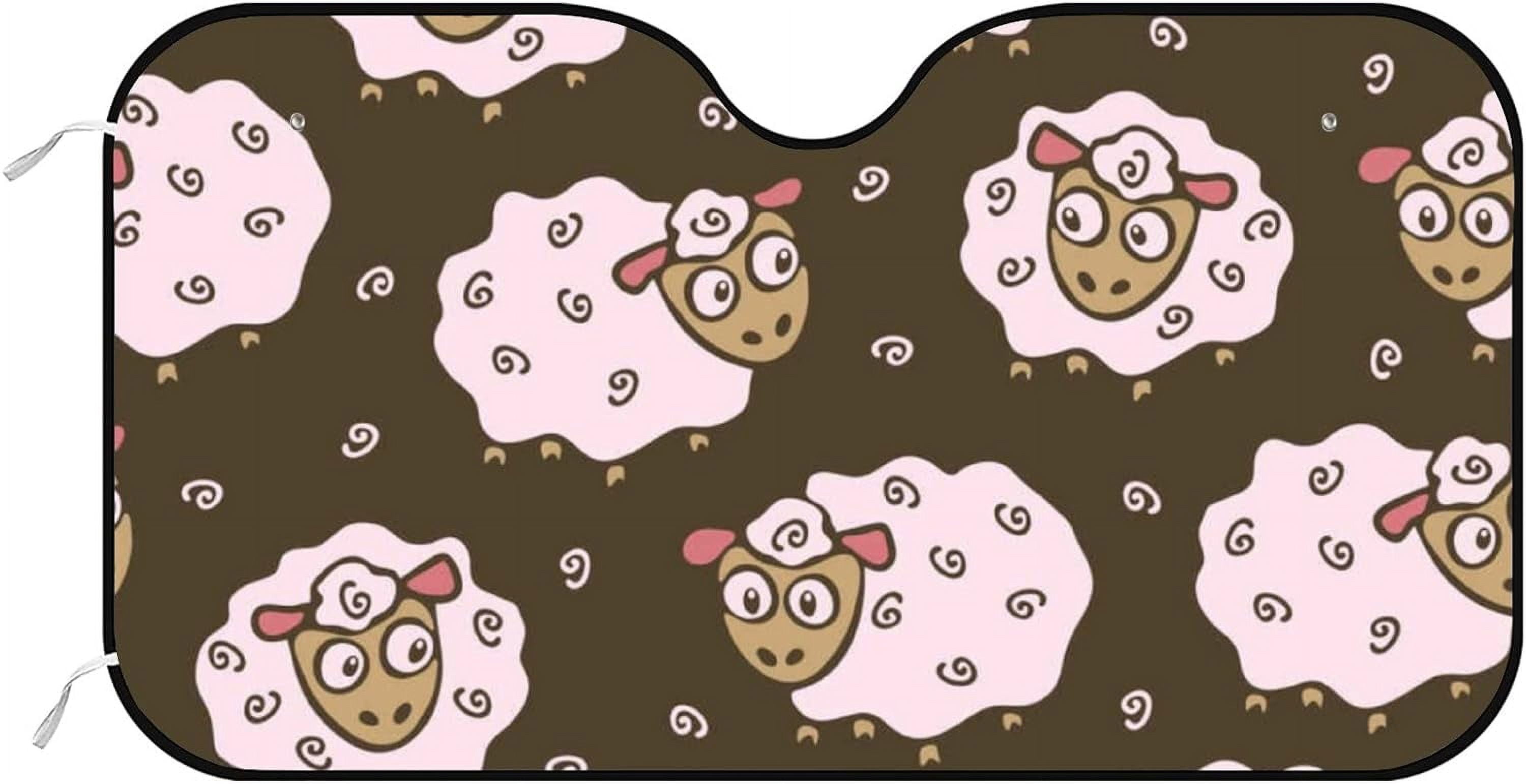 GZHJMY Car Front Windshield Sunshade UV Heat Protection, Foldable Auto ...