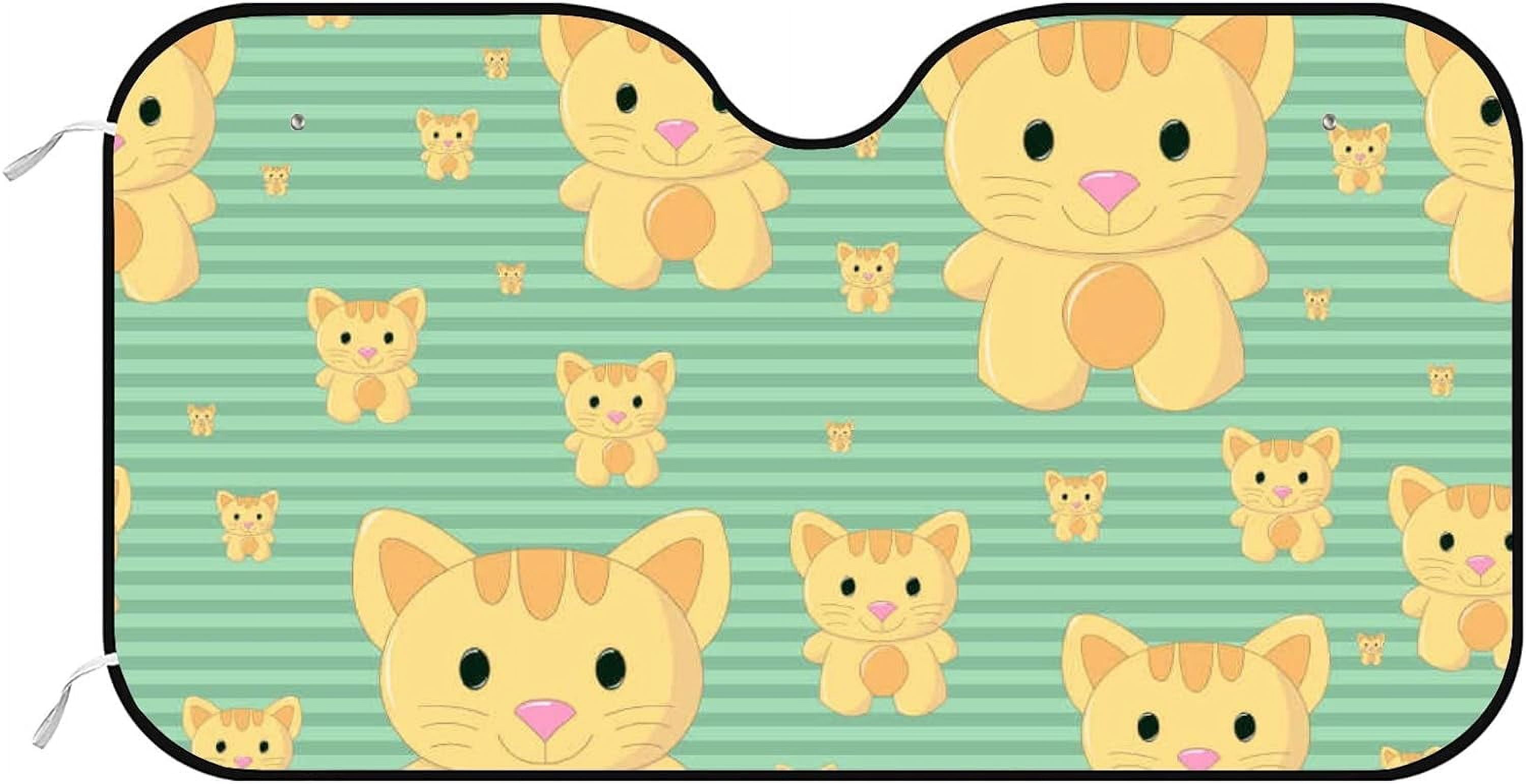 GZHJMY Car Front Windshield Sunshade UV Heat Protection, Foldable Auto ...