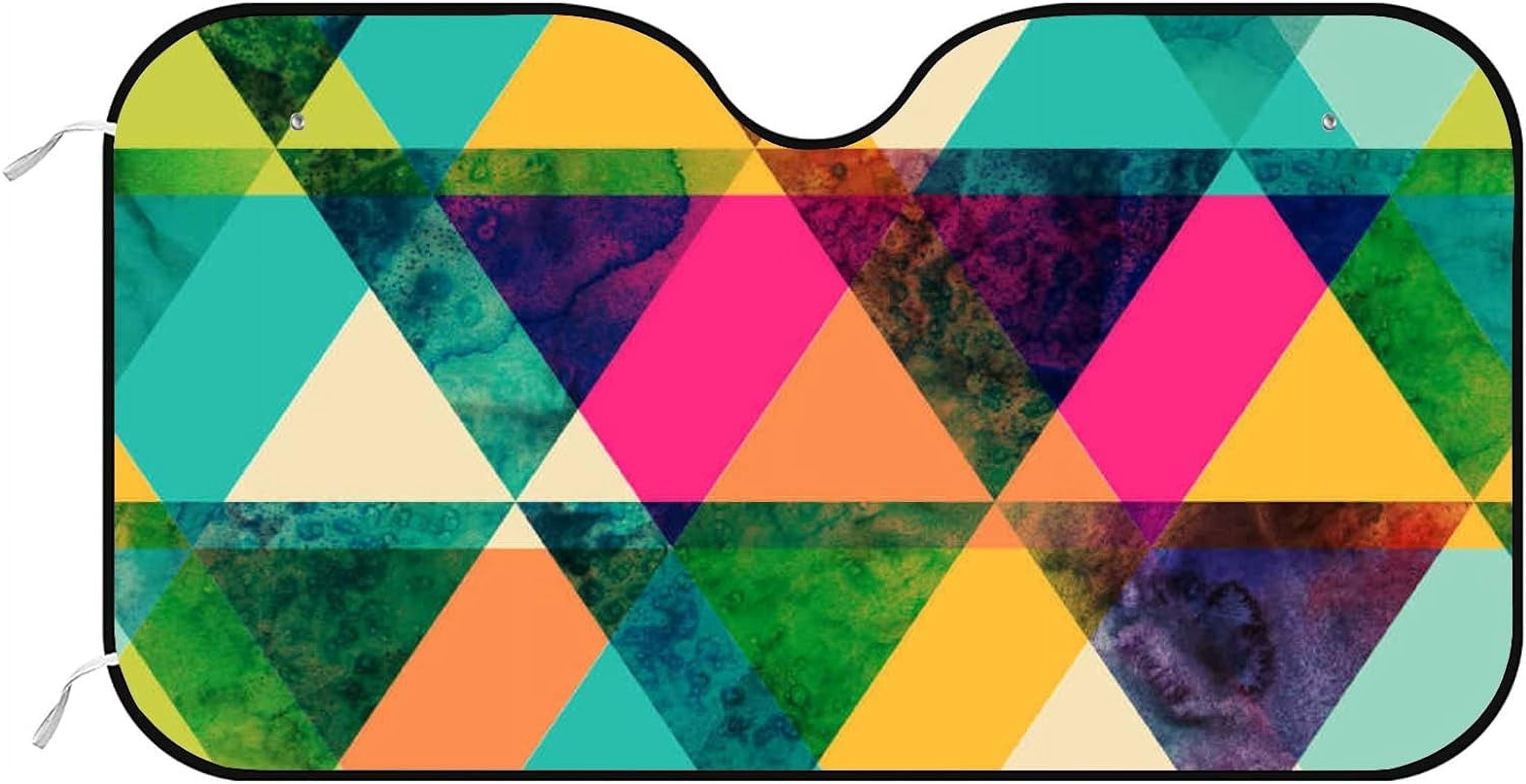 GZHJMY Car Front Windshield Sunshade UV Heat Protection, Foldable Auto ...