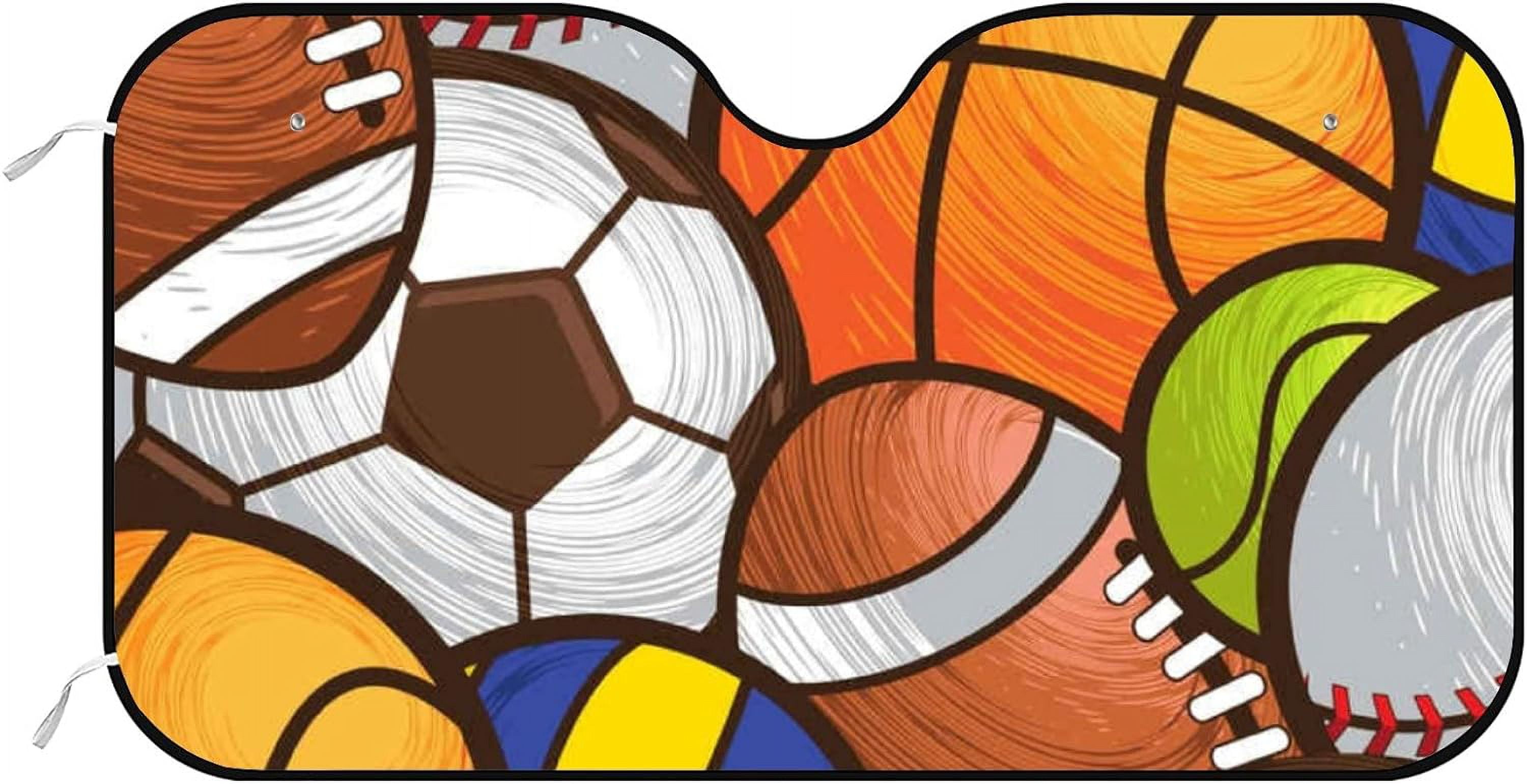 GZHJMY Car Front Windshield Sunshade UV Heat Protection, Foldable Auto ...