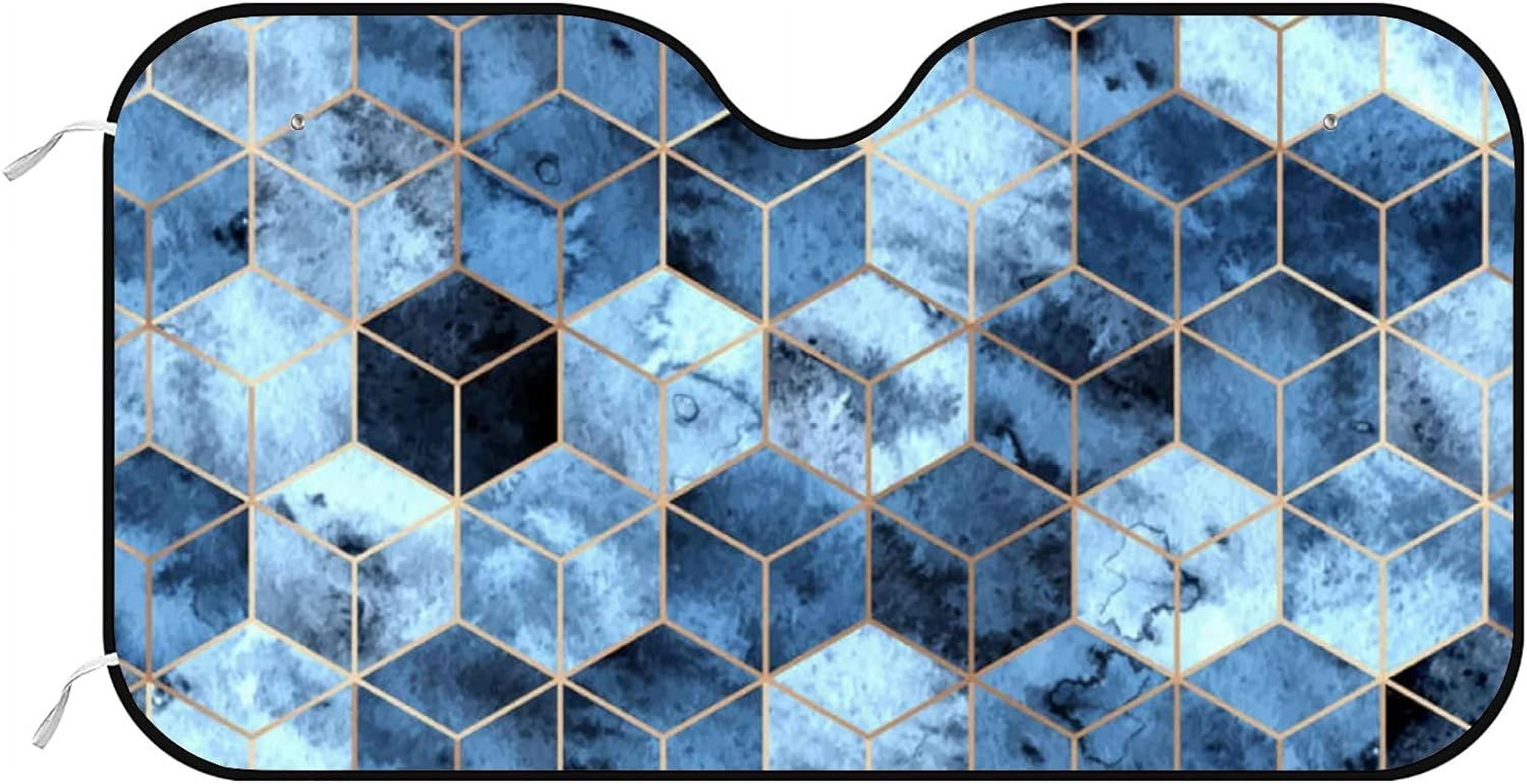 GZHJMY Car Front Windshield Sunshade UV Heat Protection, Foldable Auto ...