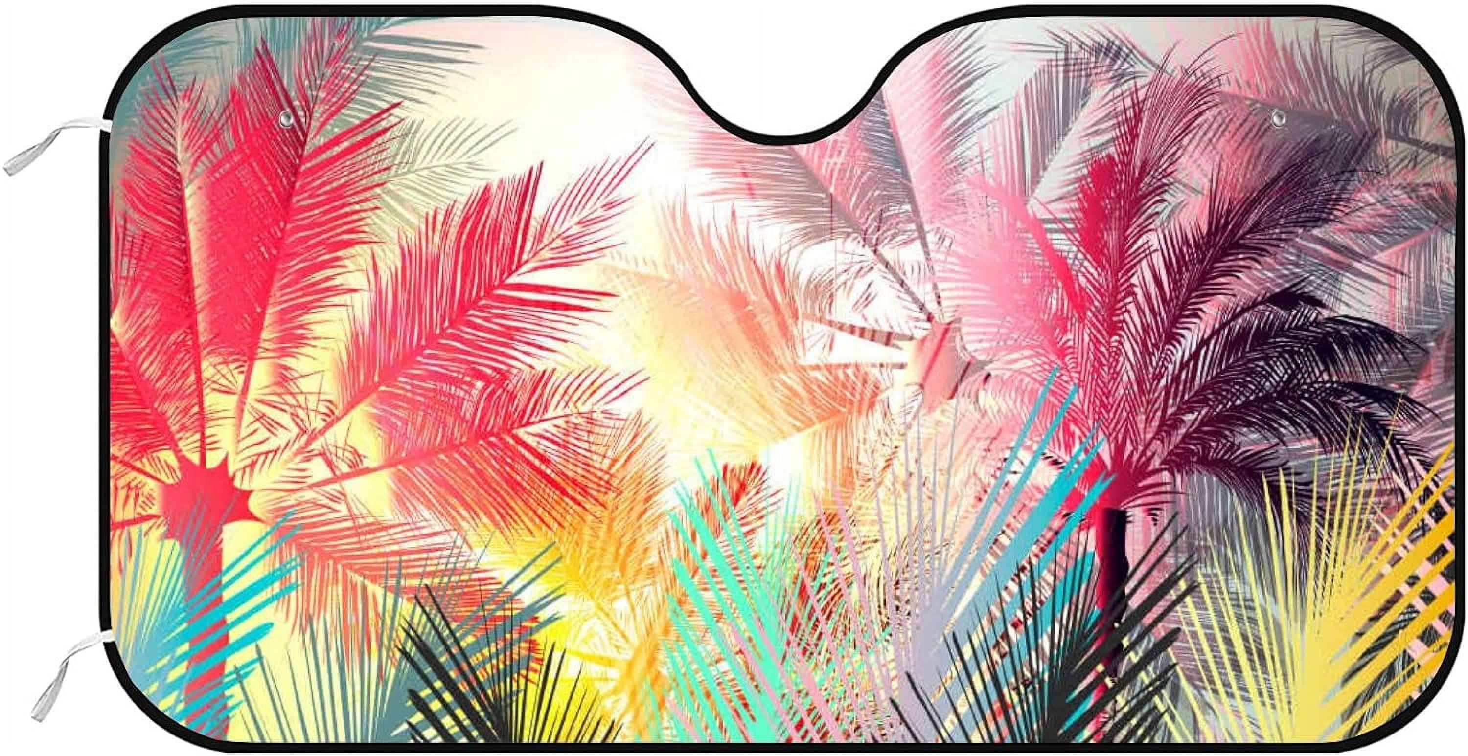 GZHJMY Car Front Windshield Sunshade UV Heat Protection, Foldable Auto ...