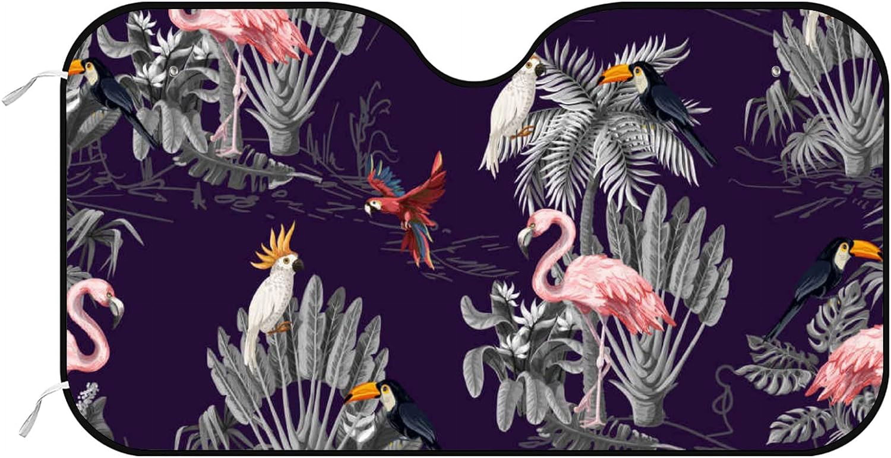 GZHJMY Car Front Windshield Sunshade UV Heat Protection, Foldable Auto ...