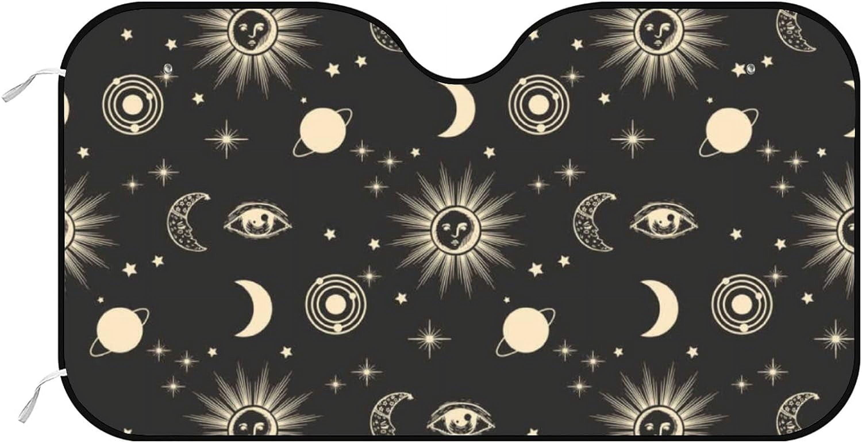 GZHJMY Car Front Windshield Sunshade UV Heat Protection, Foldable Auto ...