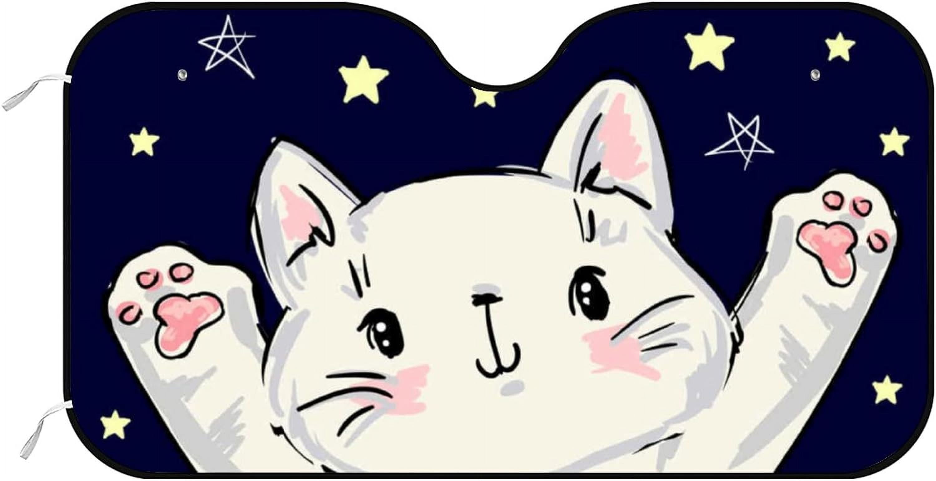 GZHJMY Car Front Windshield Sunshade UV Heat Protection, Foldable Auto ...