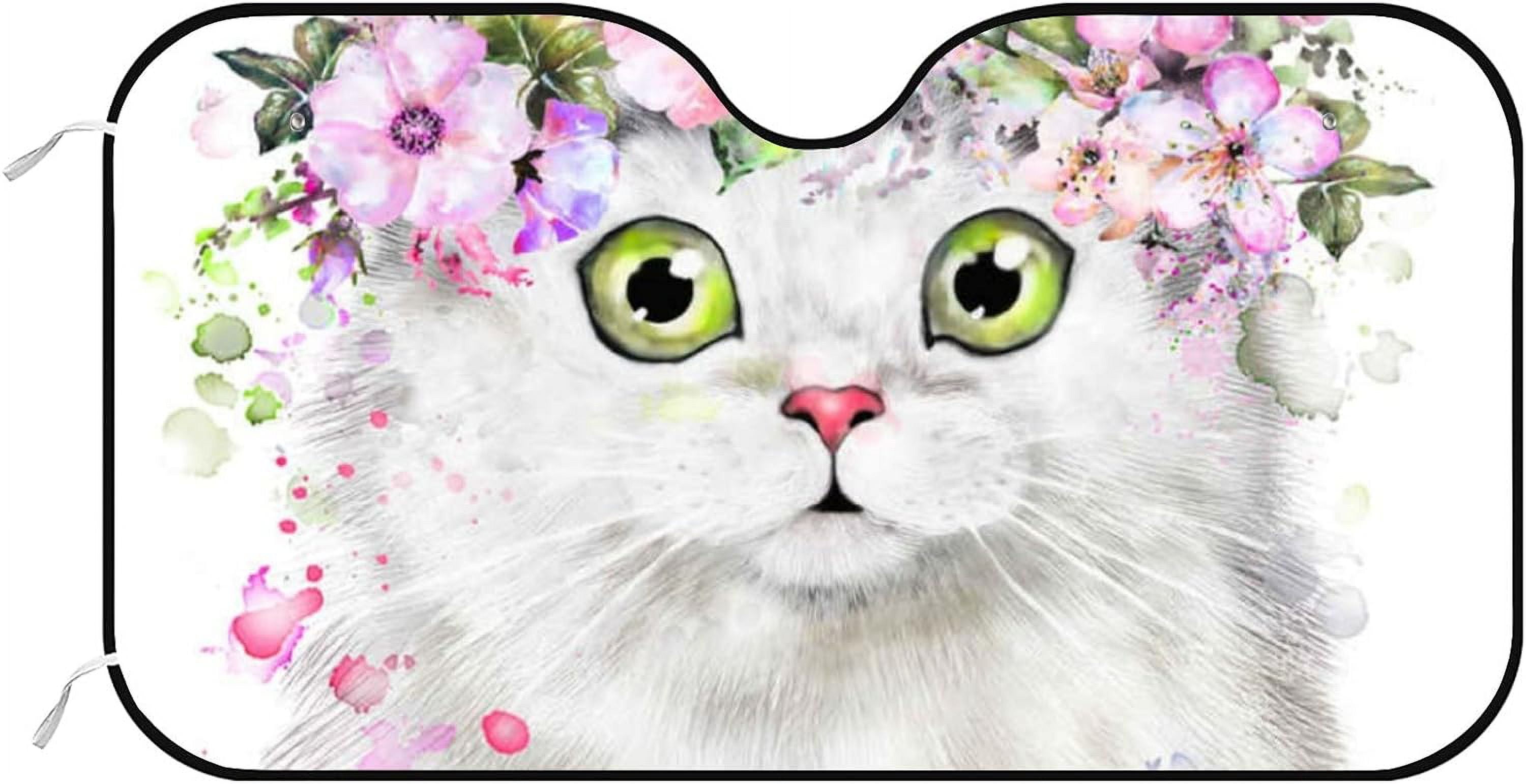 GZHJMY Car Front Windshield Sunshade UV Heat Protection, Foldable Auto ...