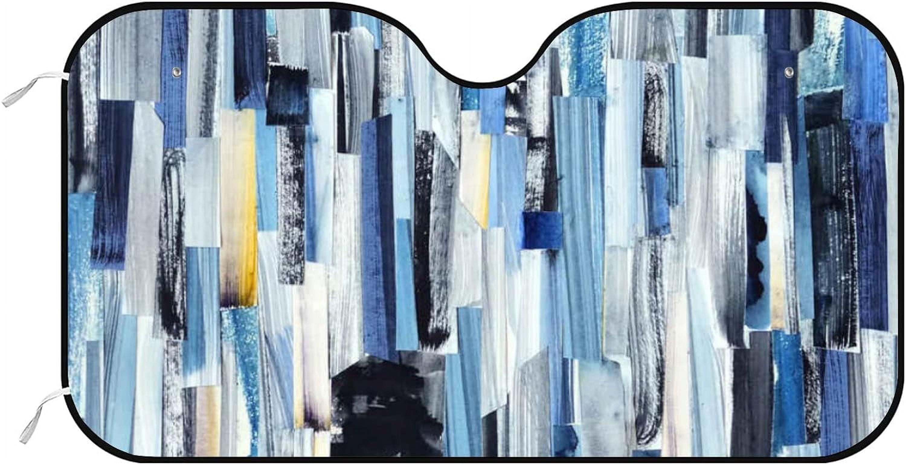 GZHJMY Car Front Windshield Sunshade UV Heat Protection, Foldable Auto ...