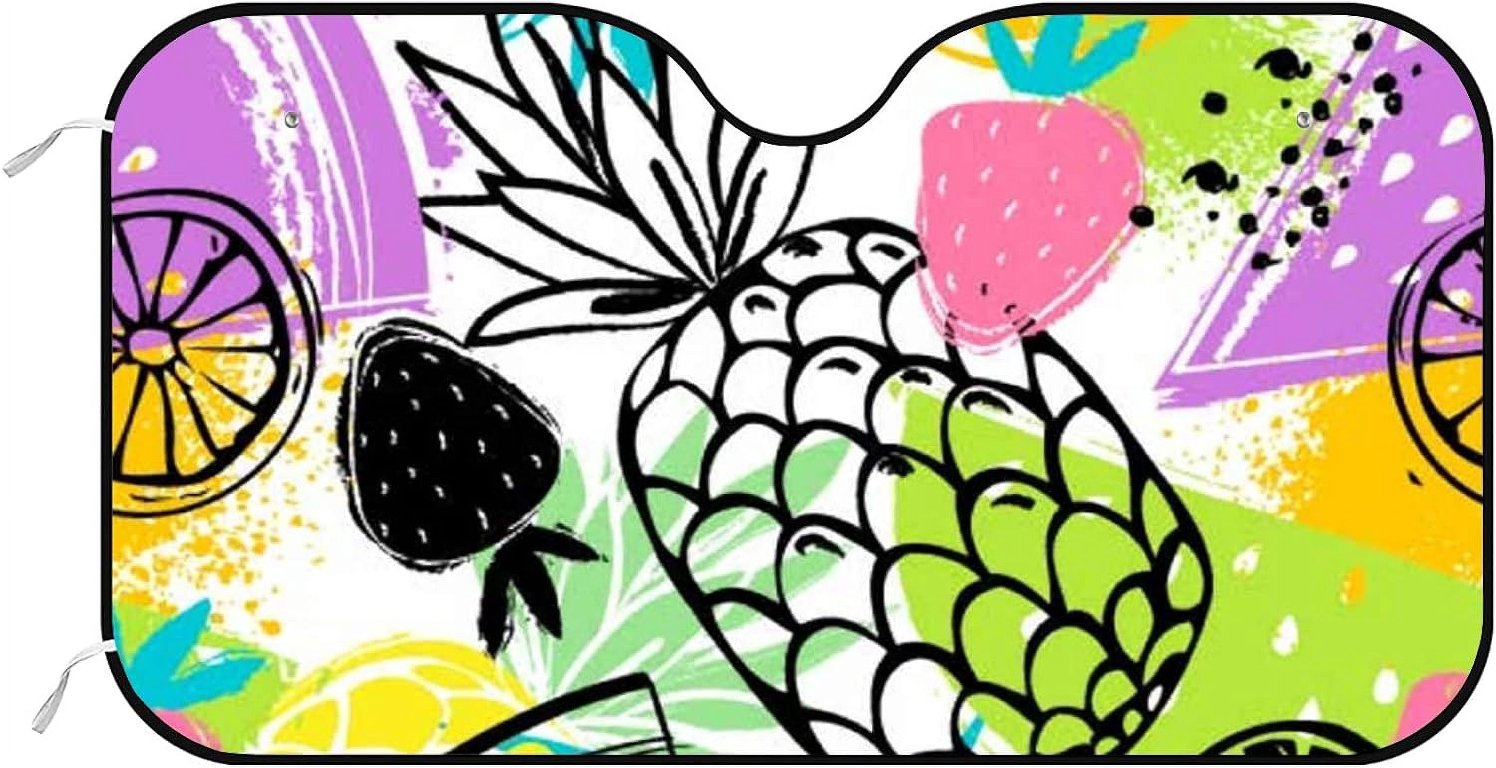 GZHJMY Car Front Windshield Sunshade UV Heat Protection, Foldable Auto ...