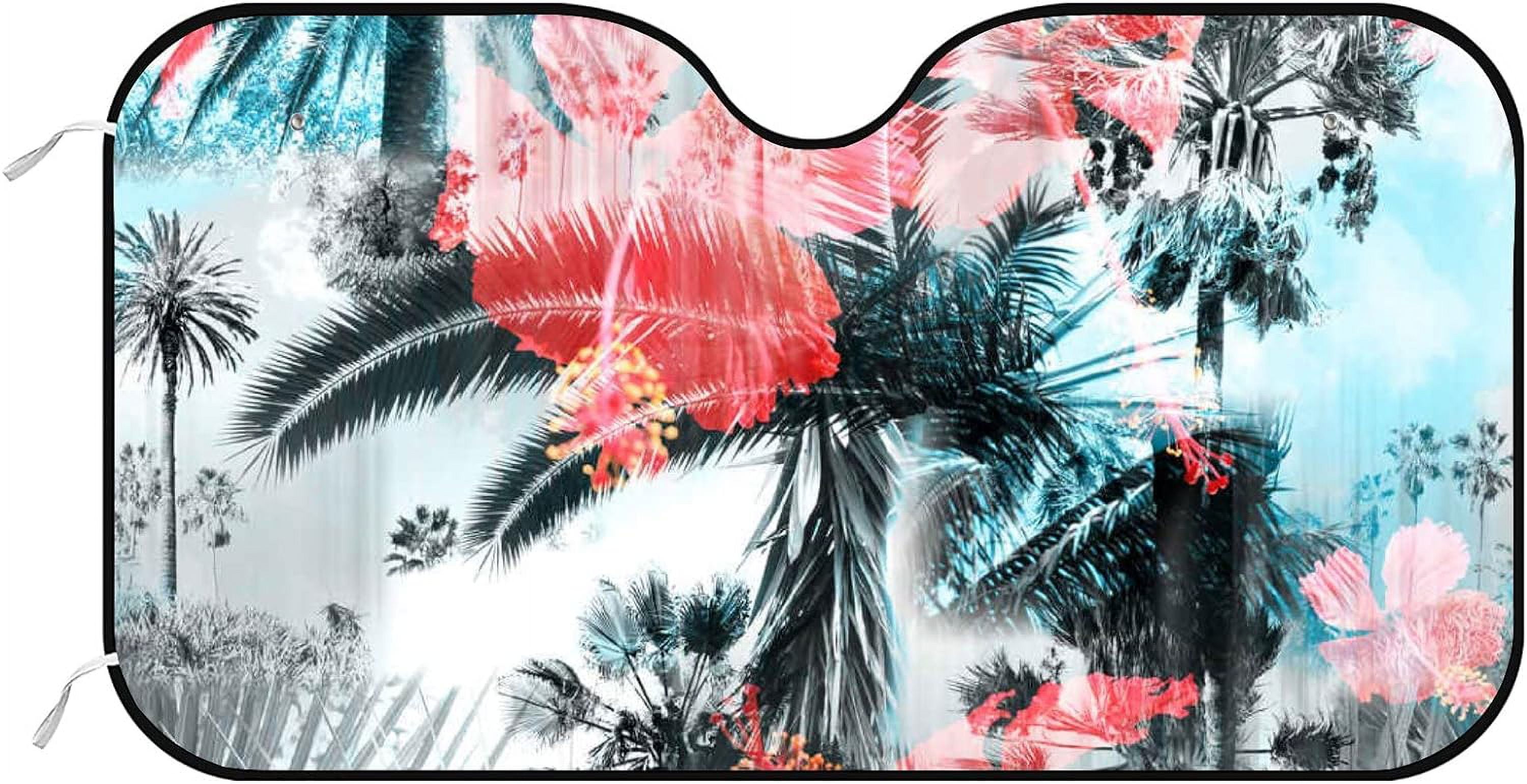 GZHJMY Car Front Windshield Sunshade UV Heat Protection, Foldable Auto ...