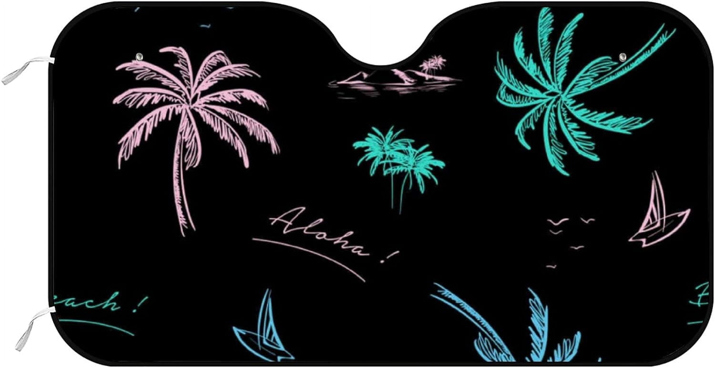 GZHJMY Car Front Windshield Sunshade UV Heat Protection, Foldable Auto ...