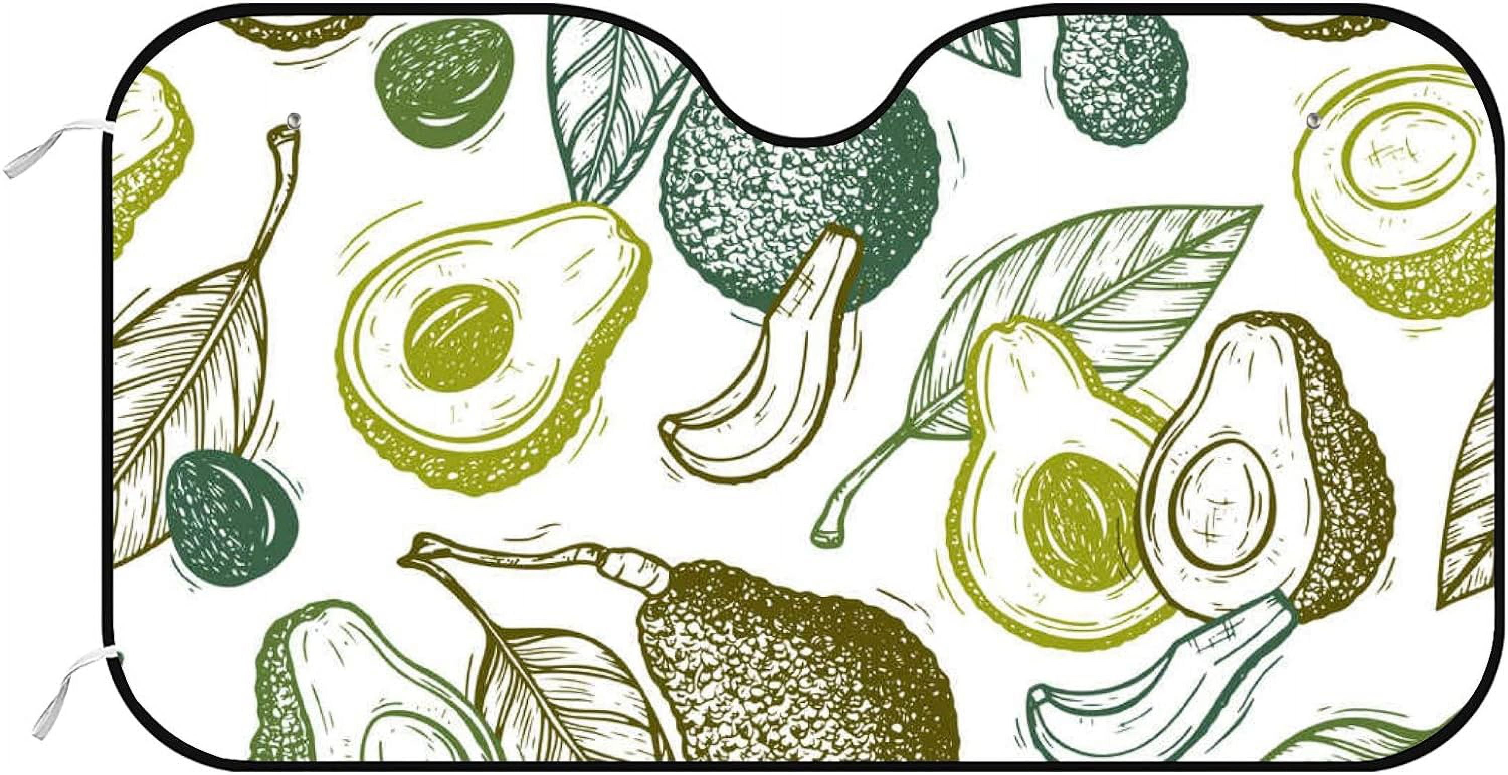 GZHJMY Car Front Windshield Sunshade UV Heat Protection, Foldable Auto ...