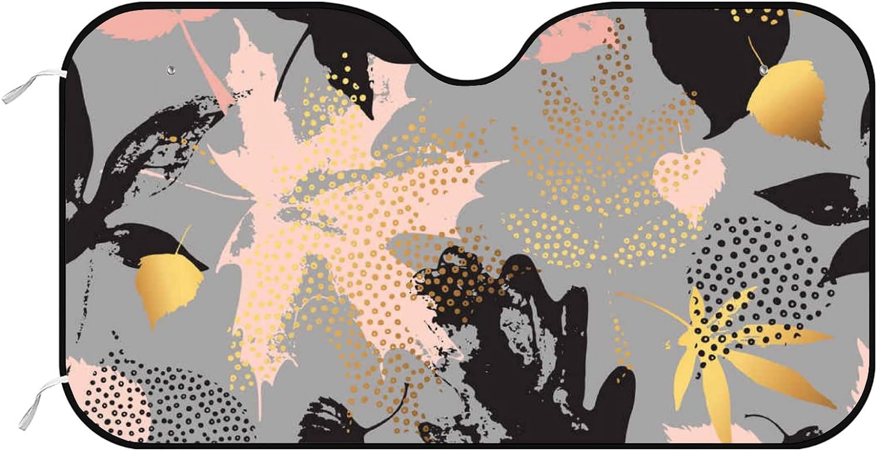 GZHJMY Car Front Windshield Sunshade UV Heat Protection, Foldable Auto Windshield Sun Visor for ...