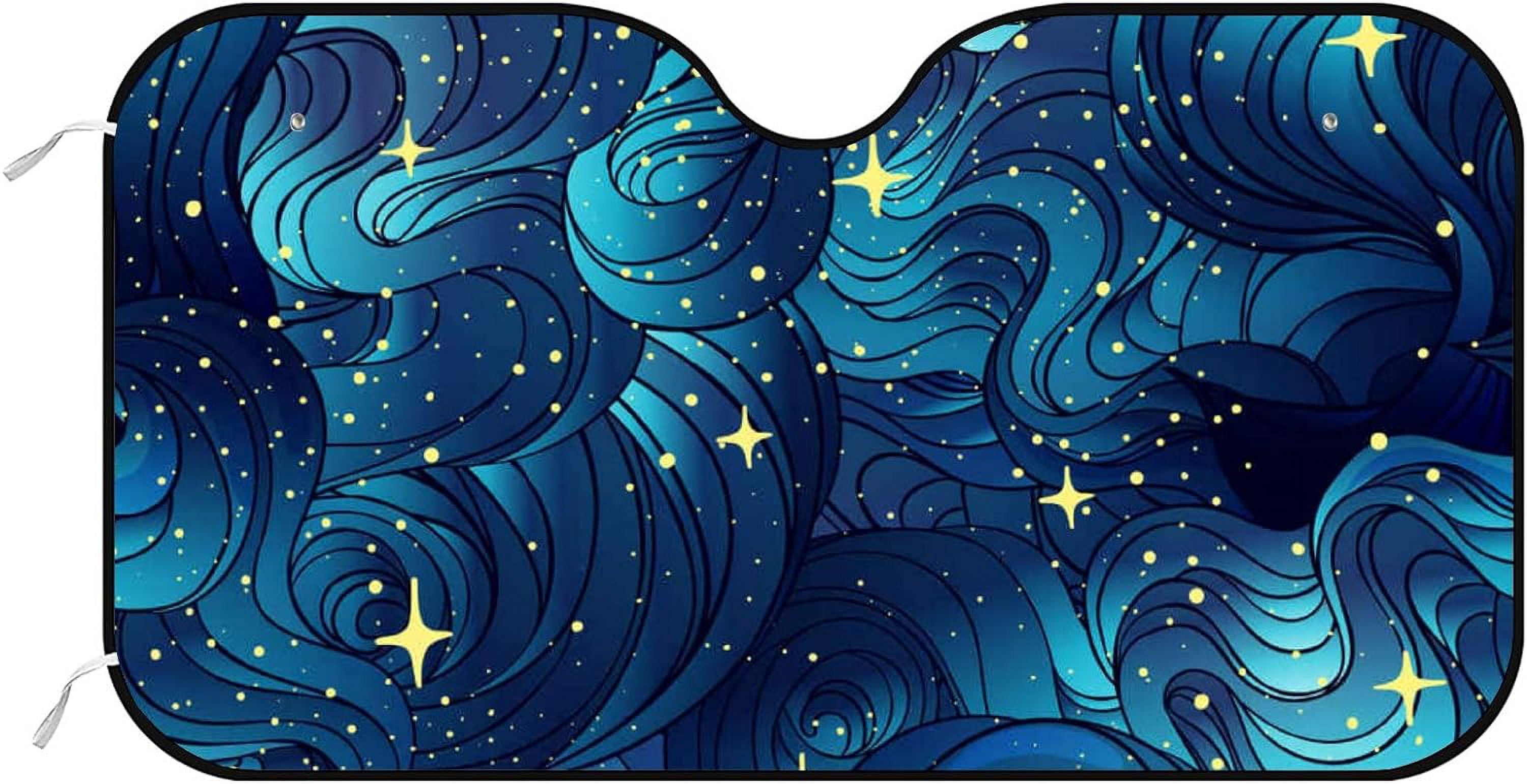 GZHJMY Car Front Windshield Sunshade UV Heat Protection, Foldable Auto ...