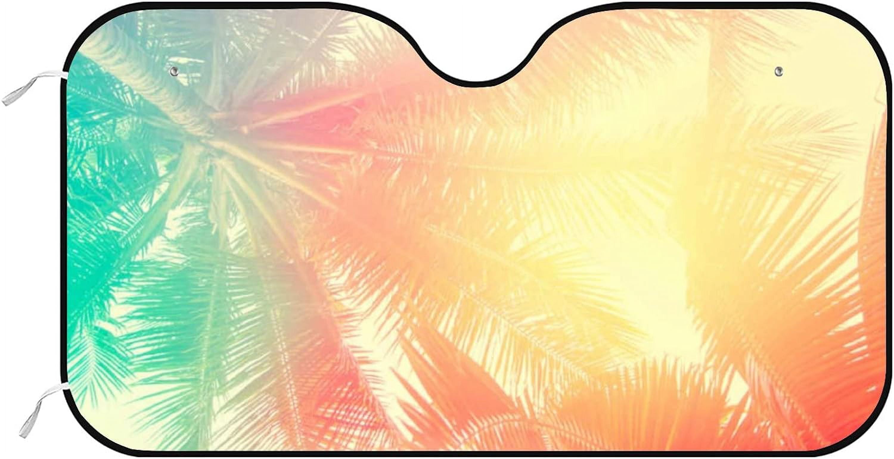 GZHJMY Car Front Windshield Sunshade UV Heat Protection, Foldable Auto ...