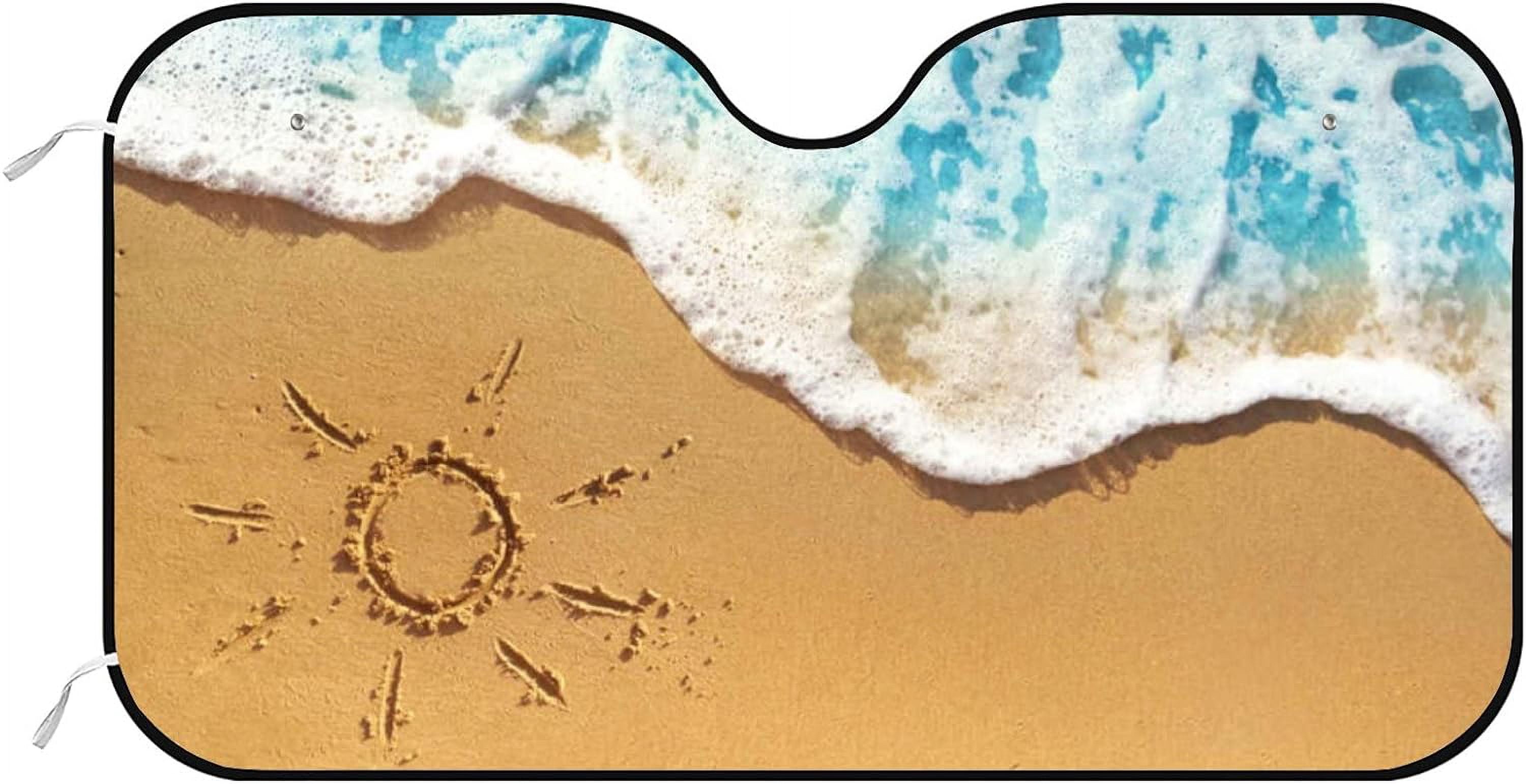 GZHJMY Car Front Windshield Sunshade UV Heat Protection, Foldable Auto ...