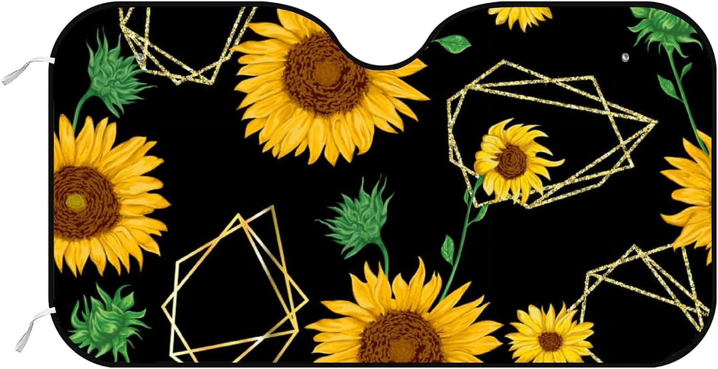 GZHJMY Car Front Windshield Sunshade UV Heat Protection, Foldable Auto ...