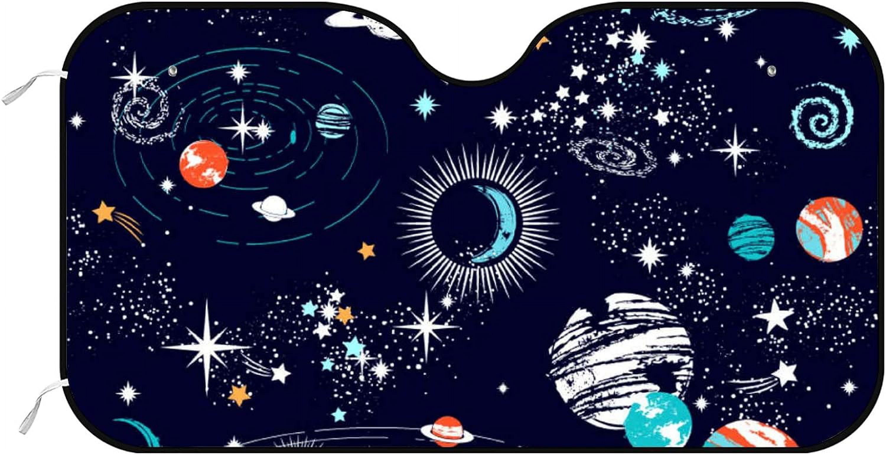 GZHJMY Car Front Windshield Sunshade UV Heat Protection, Foldable Auto ...