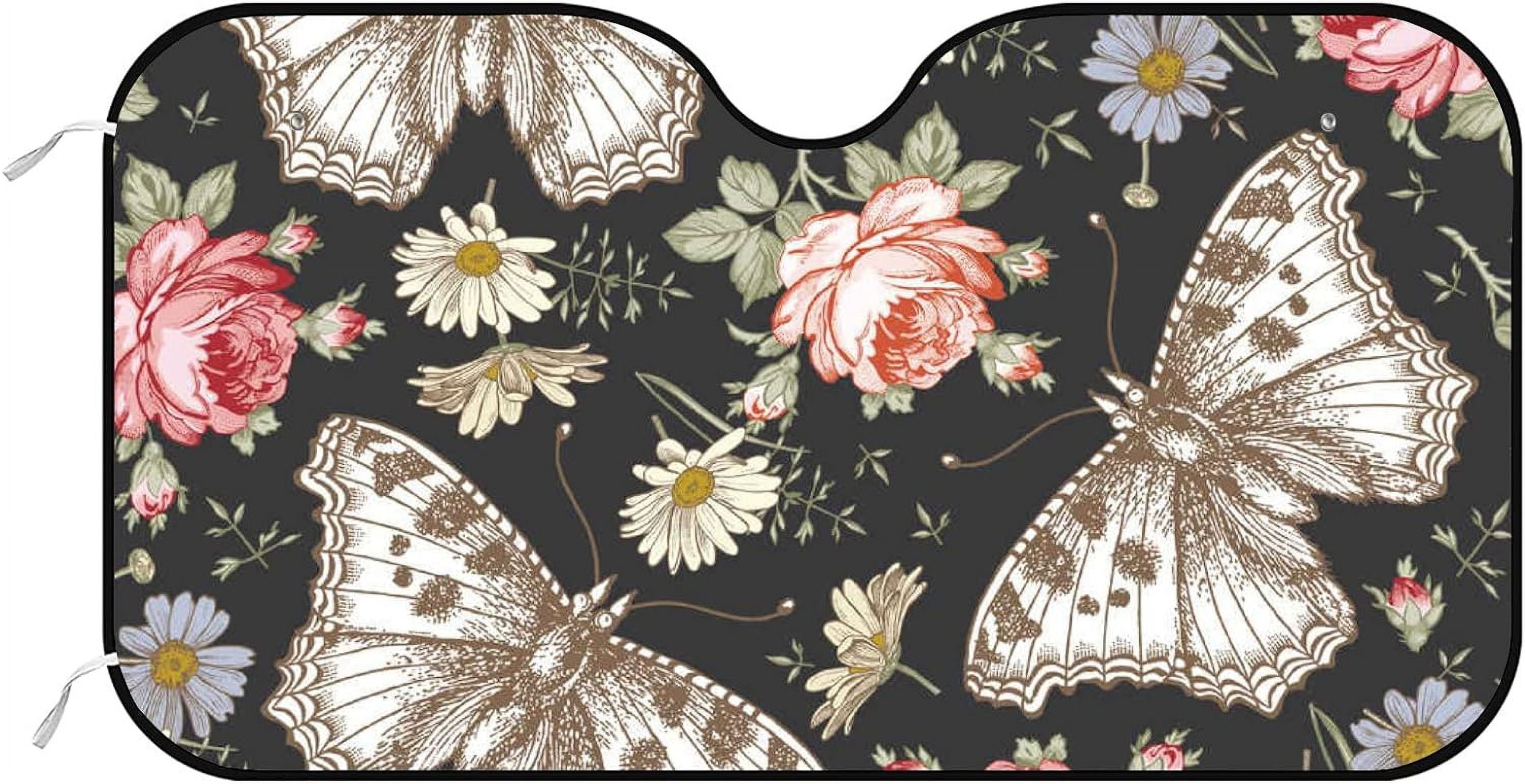 GZHJMY Car Front Windshield Sunshade UV Heat Protection, Foldable Auto ...