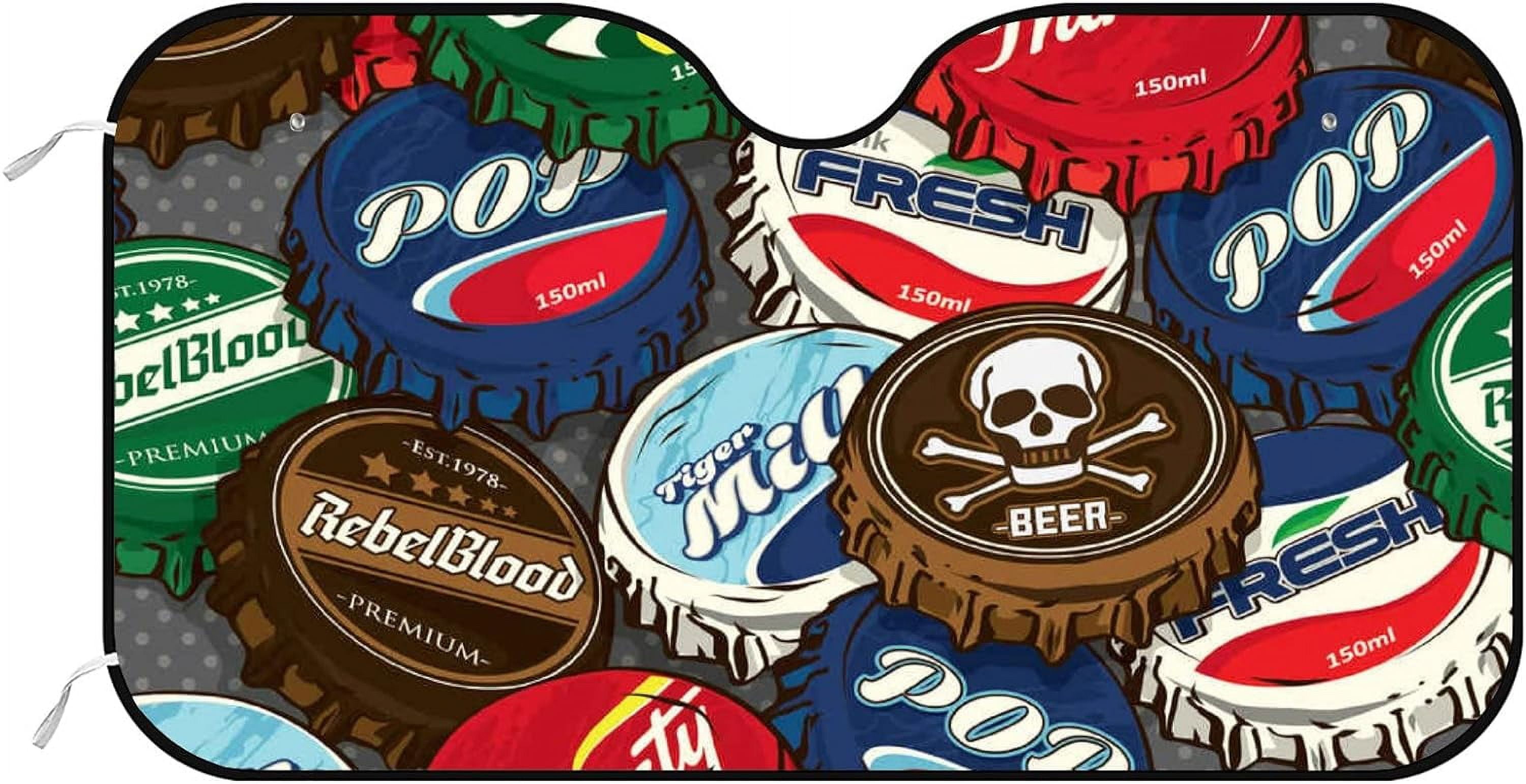 GZHJMY Car Front Windshield Sunshade UV Heat Protection, Foldable Auto ...