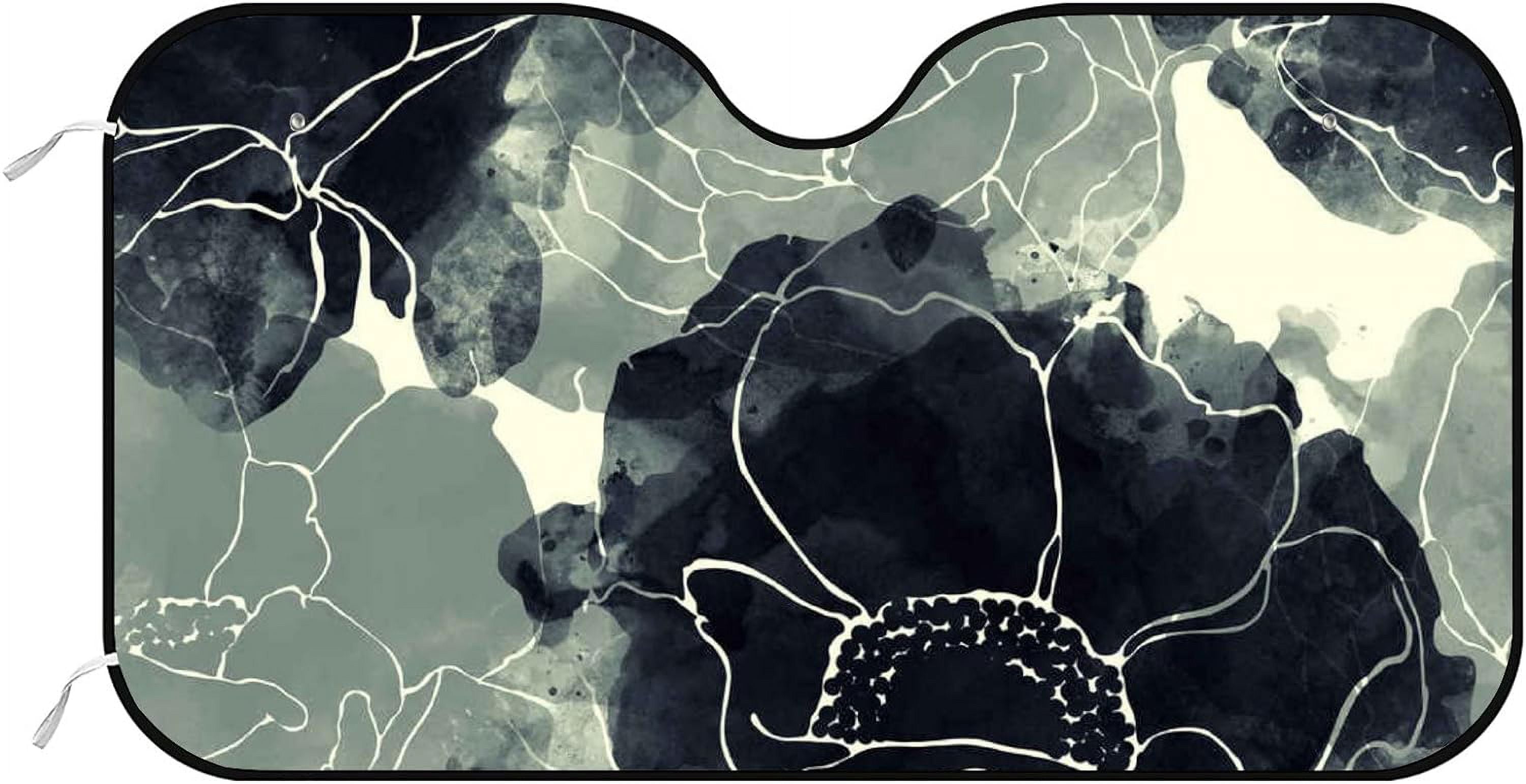 GZHJMY Car Front Windshield Sunshade UV Heat Protection, Foldable Auto ...