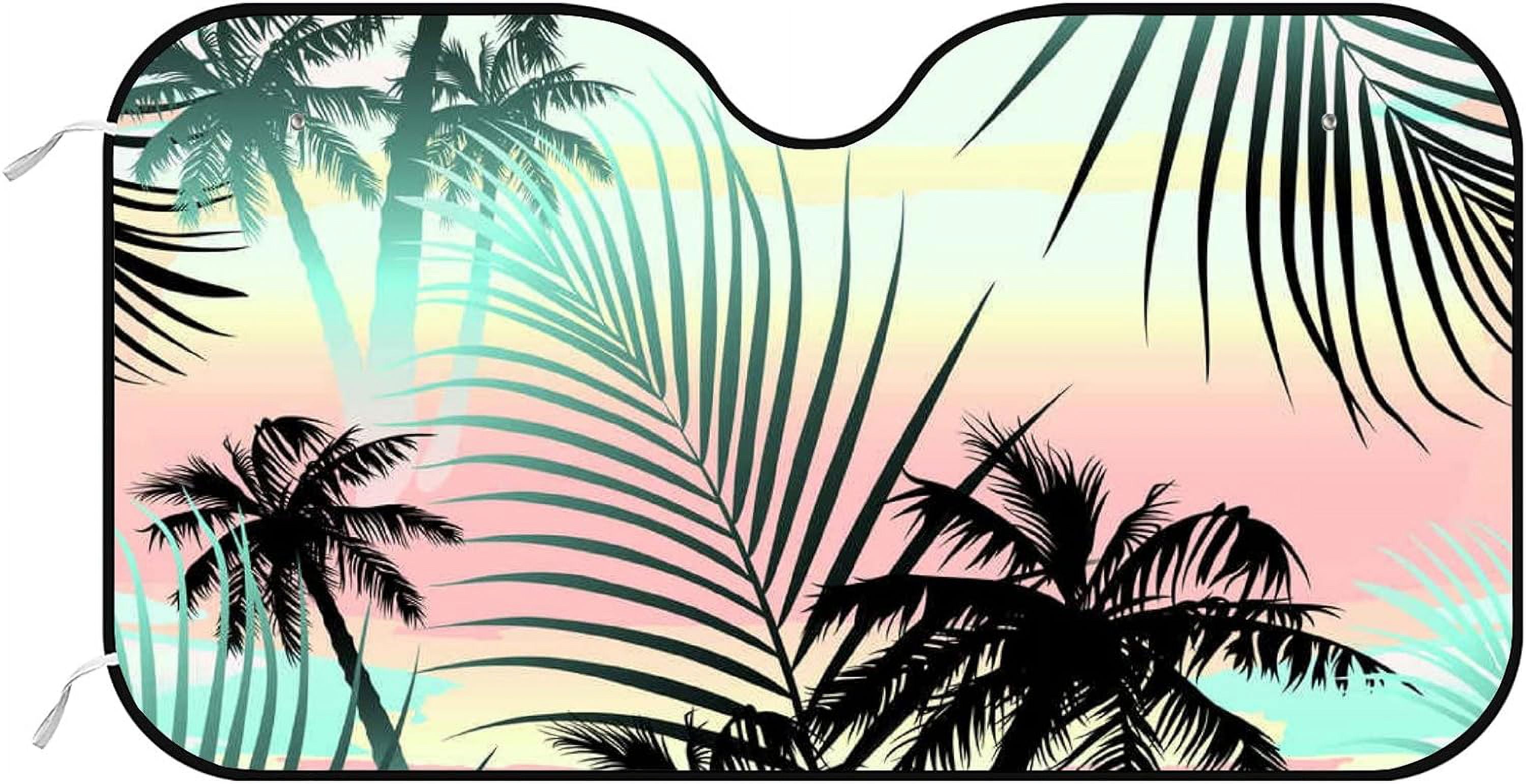 GZHJMY Car Front Windshield Sunshade UV Heat Protection, Foldable Auto ...