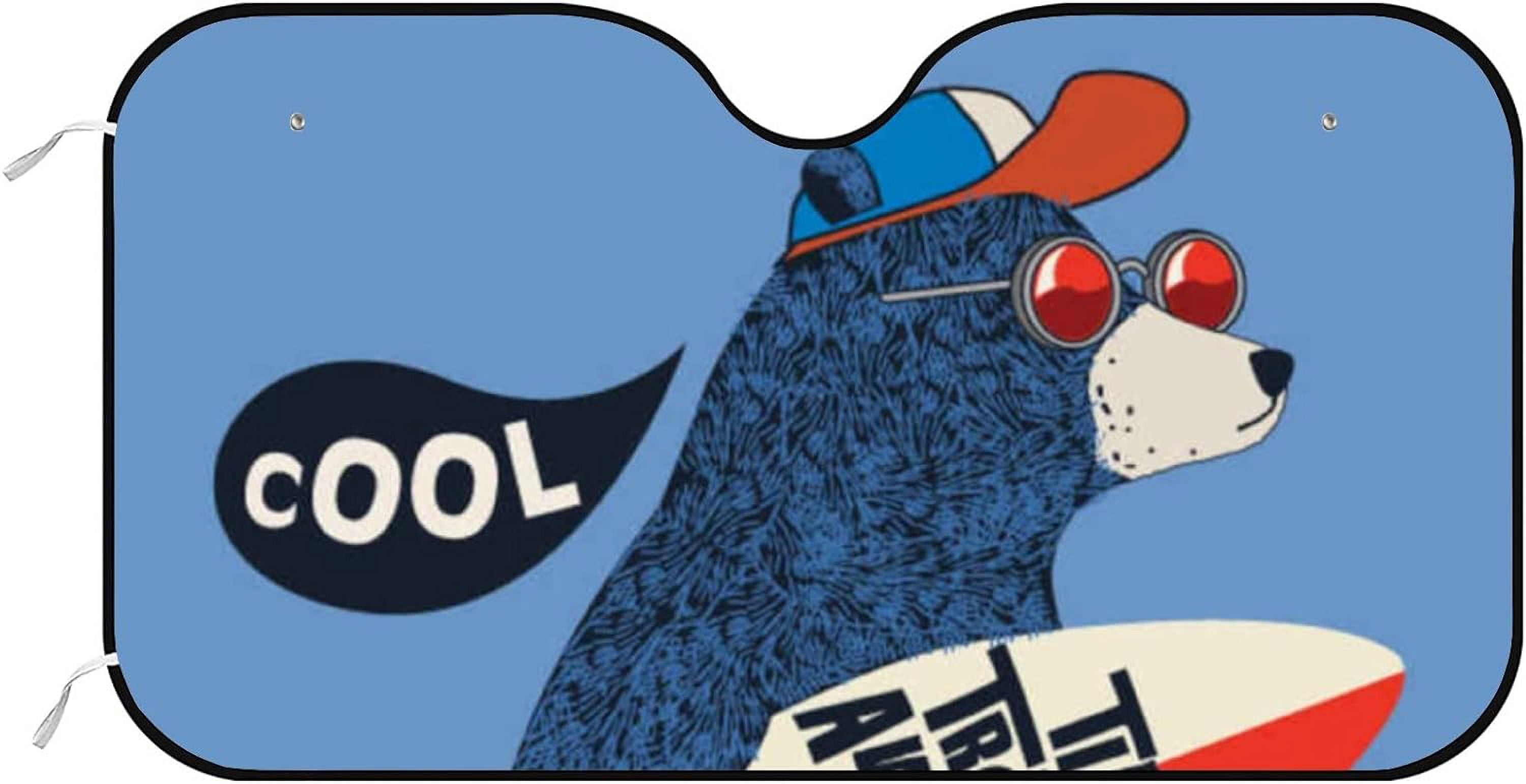 GZHJMY Car Front Windshield Sunshade UV Heat Protection, Foldable Auto ...