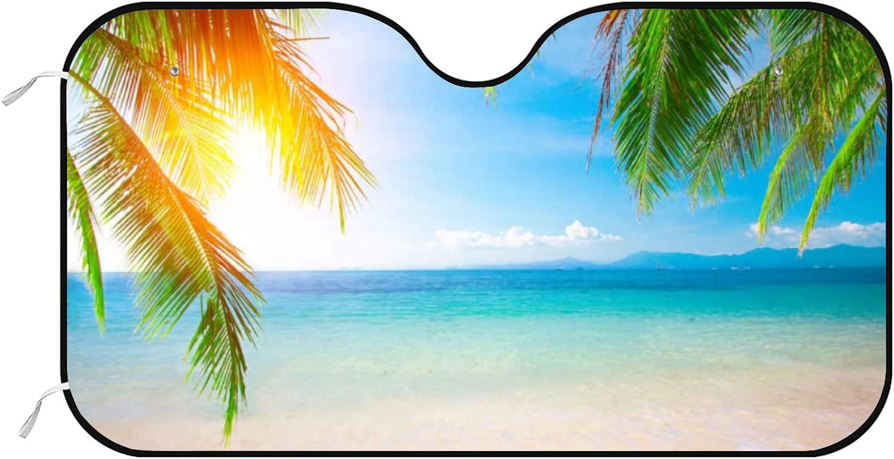 GZHJMY Car Front Windshield Sunshade UV Heat Protection, Foldable Auto ...