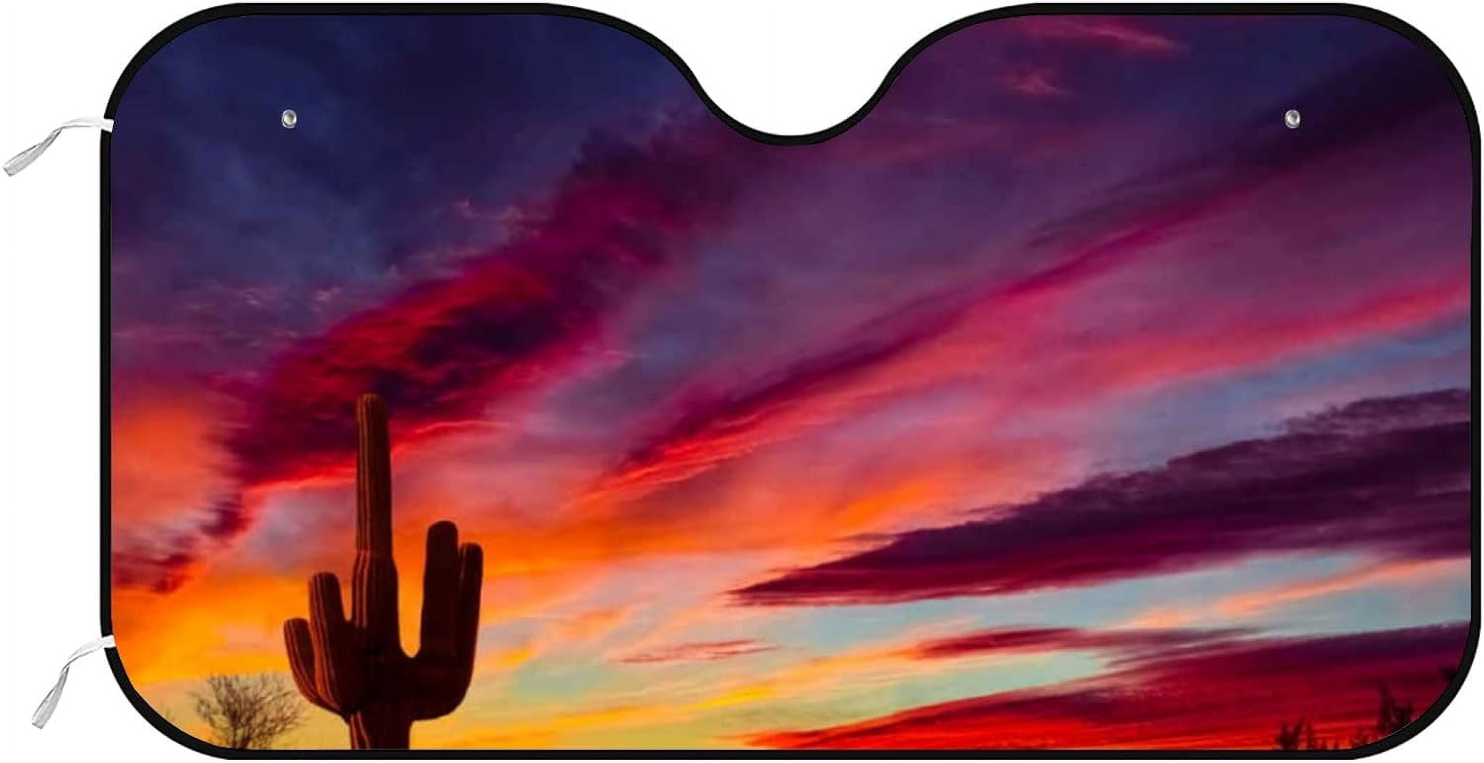 GZHJMY Car Front Windshield Sunshade UV Heat Protection, Foldable Auto ...