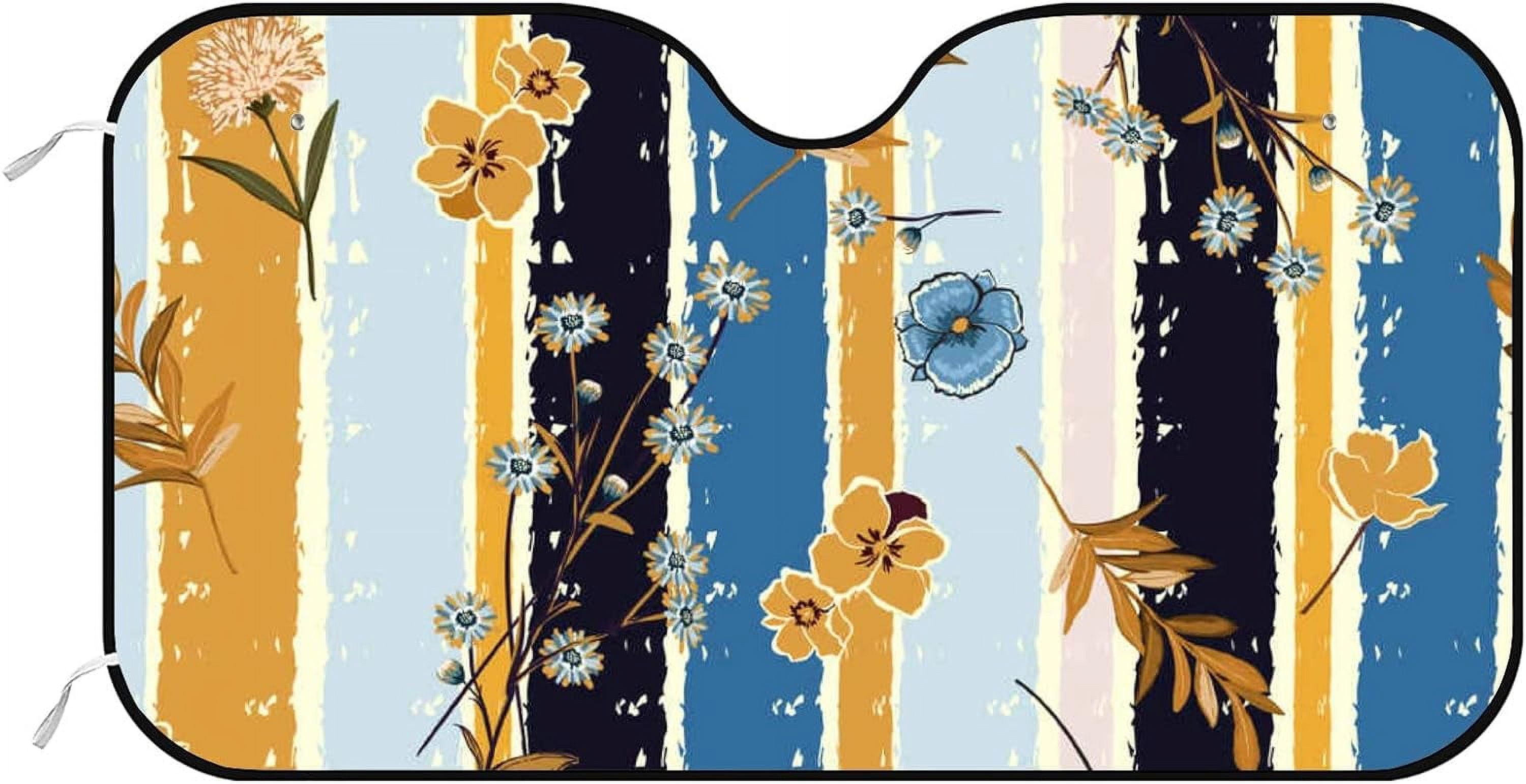 GZHJMY Car Front Windshield Sunshade UV Heat Protection, Foldable Auto ...