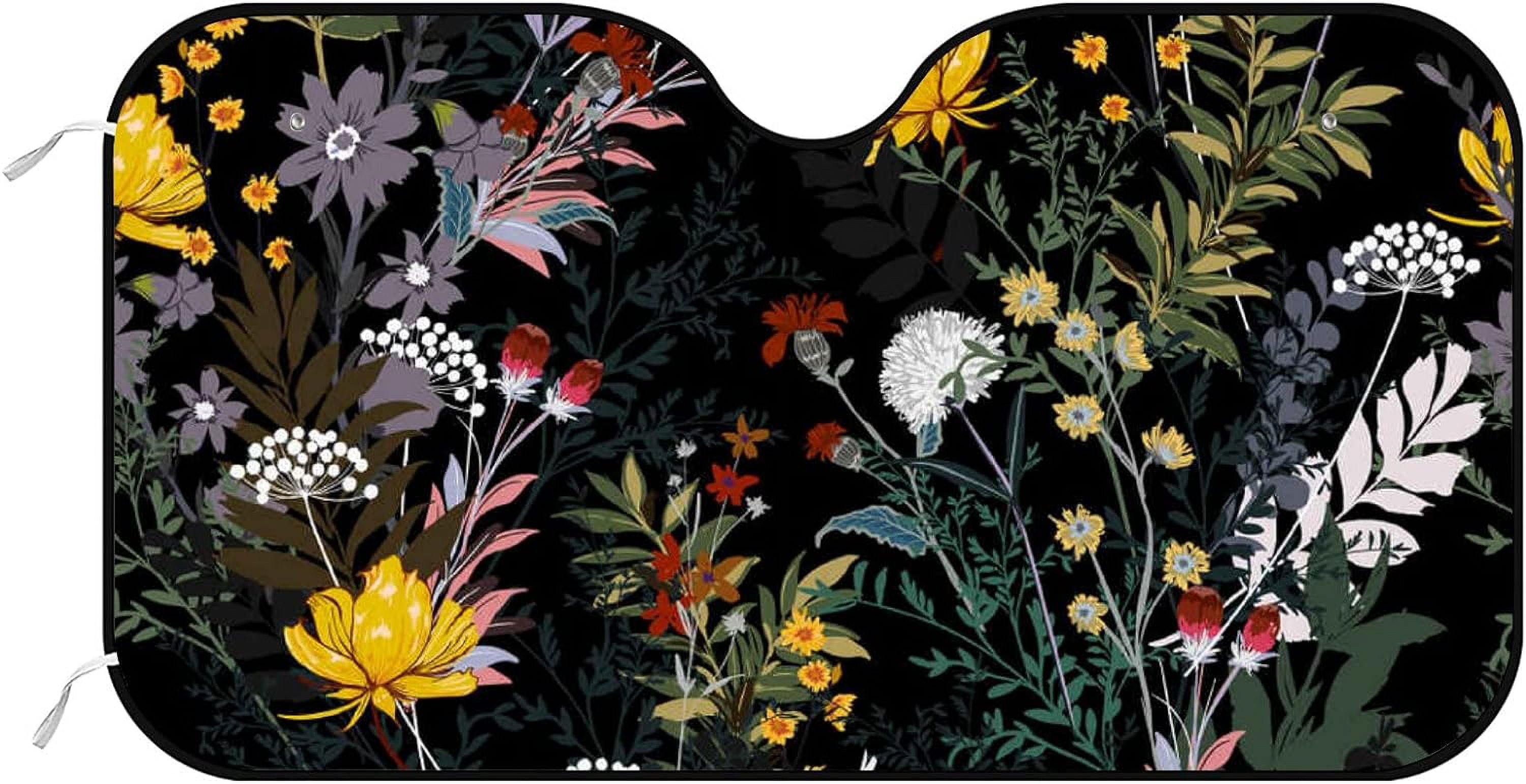 GZHJMY Car Front Windshield Sunshade UV Heat Protection, Foldable Auto ...