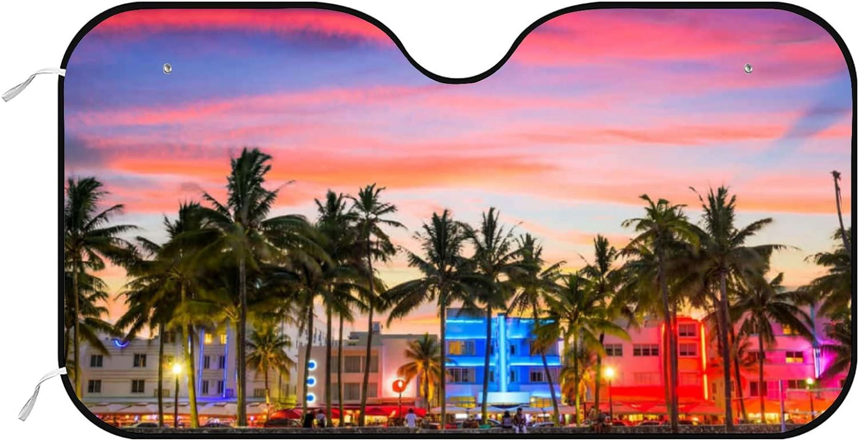 GZHJMY Car Front Windshield Sunshade UV Heat Protection, Foldable Auto ...