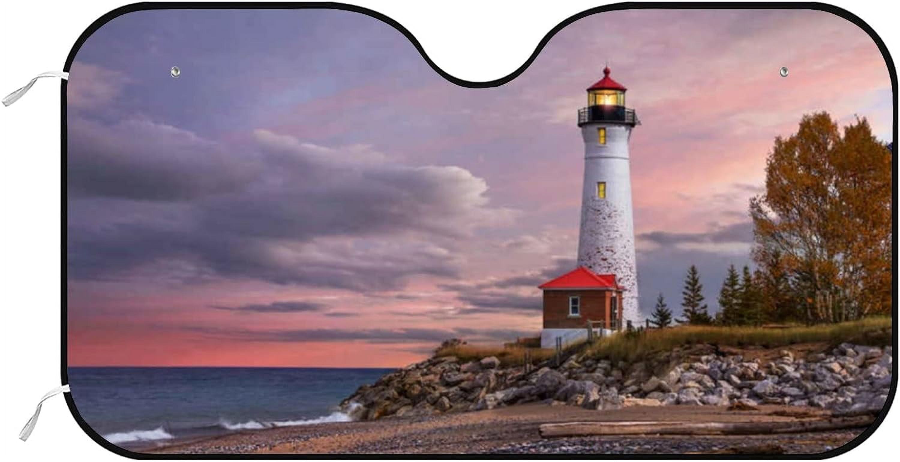 GZHJMY Car Front Windshield Sunshade UV Heat Protection, Foldable Auto ...