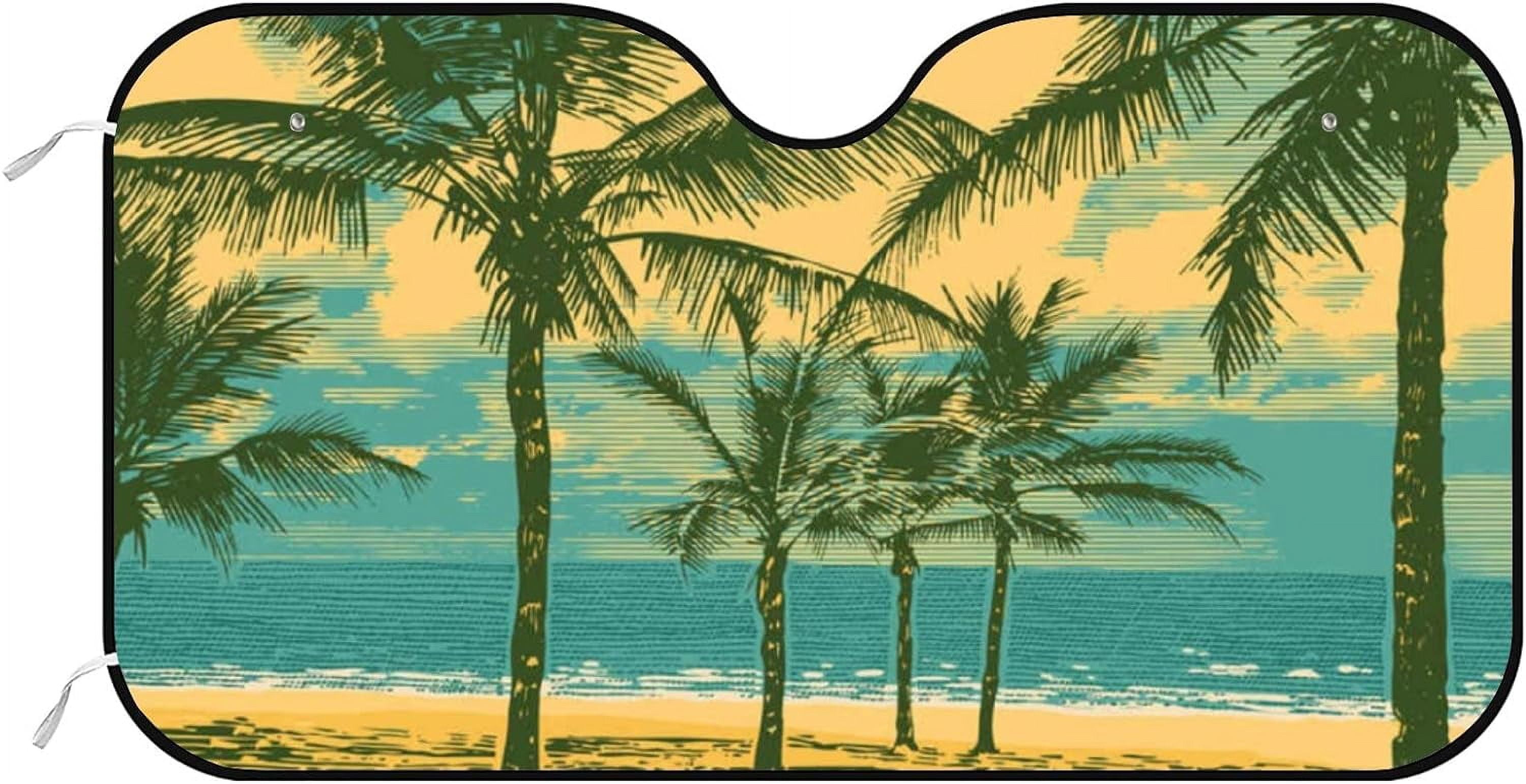 GZHJMY Car Front Windshield Sunshade UV Heat Protection, Foldable Auto ...