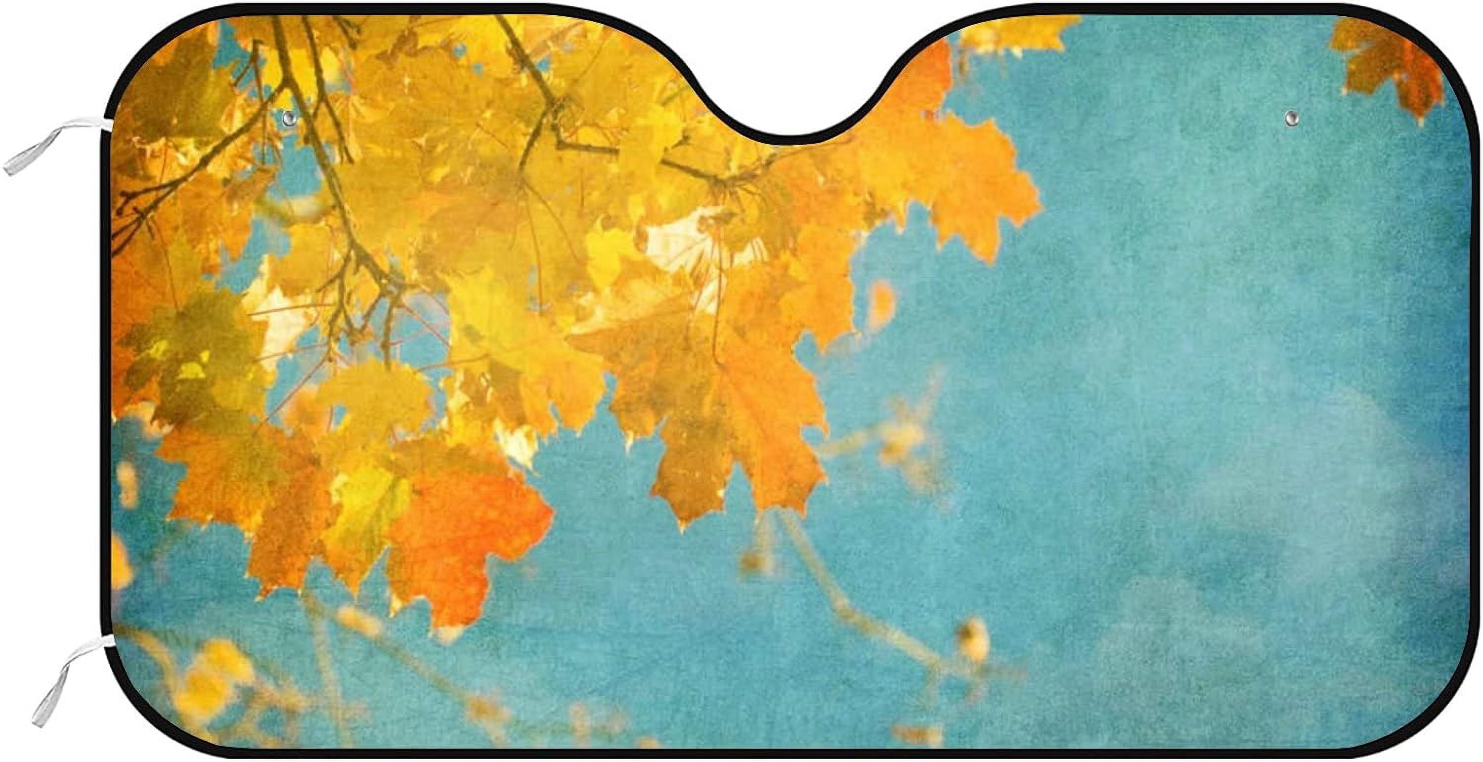 GZHJMY Car Front Windshield Sunshade UV Heat Protection, Foldable Auto ...