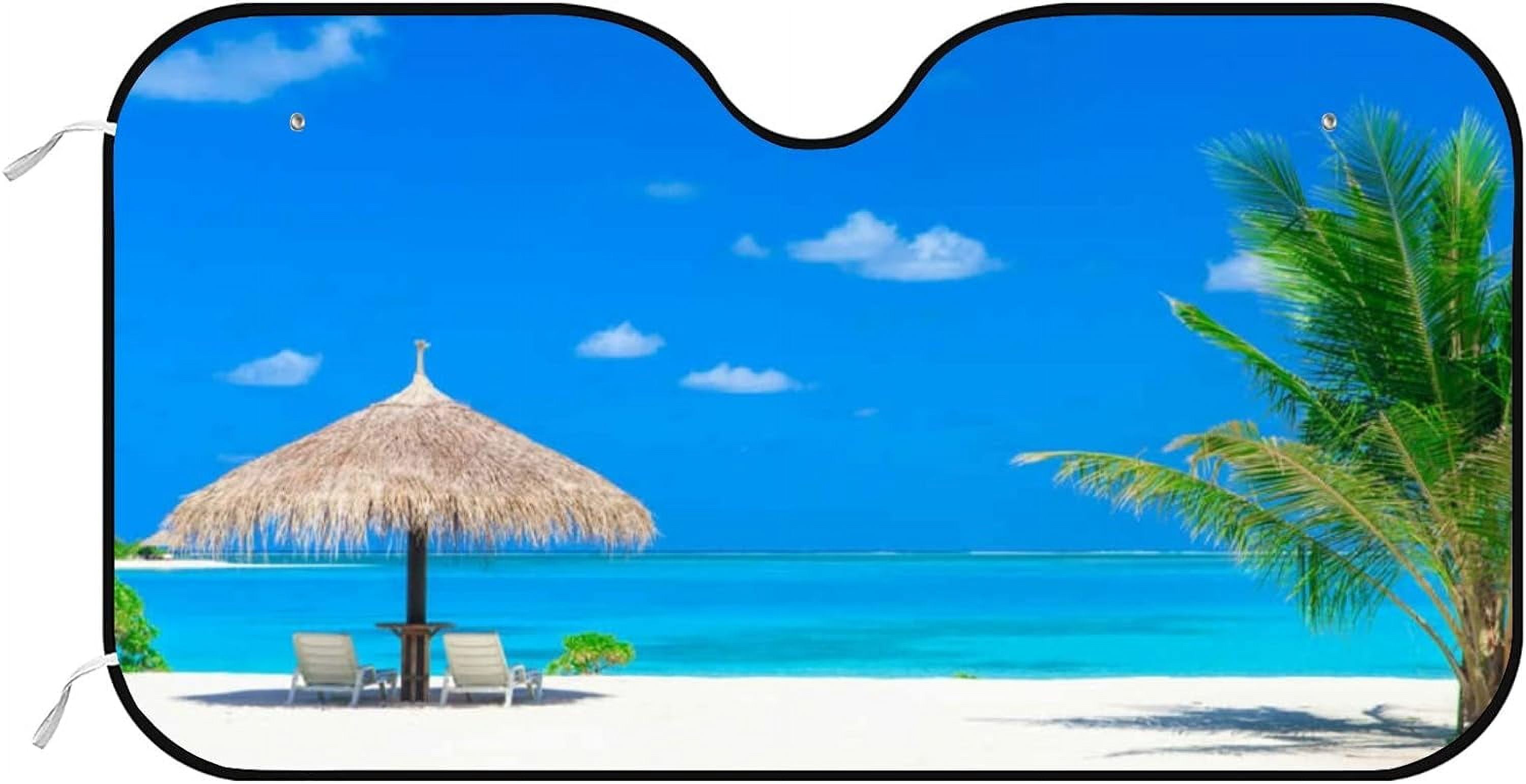 GZHJMY Car Front Windshield Sunshade UV Heat Protection, Foldable Auto ...