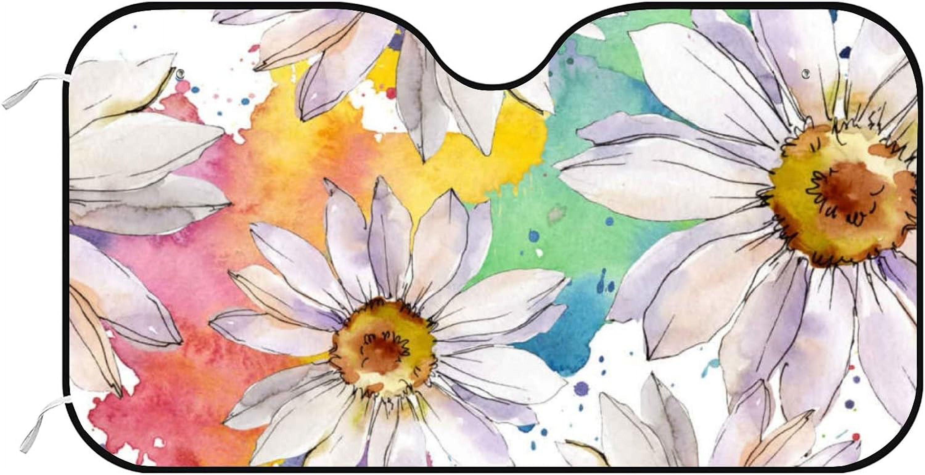 GZHJMY Car Front Windshield Sunshade UV Heat Protection, Foldable Auto ...