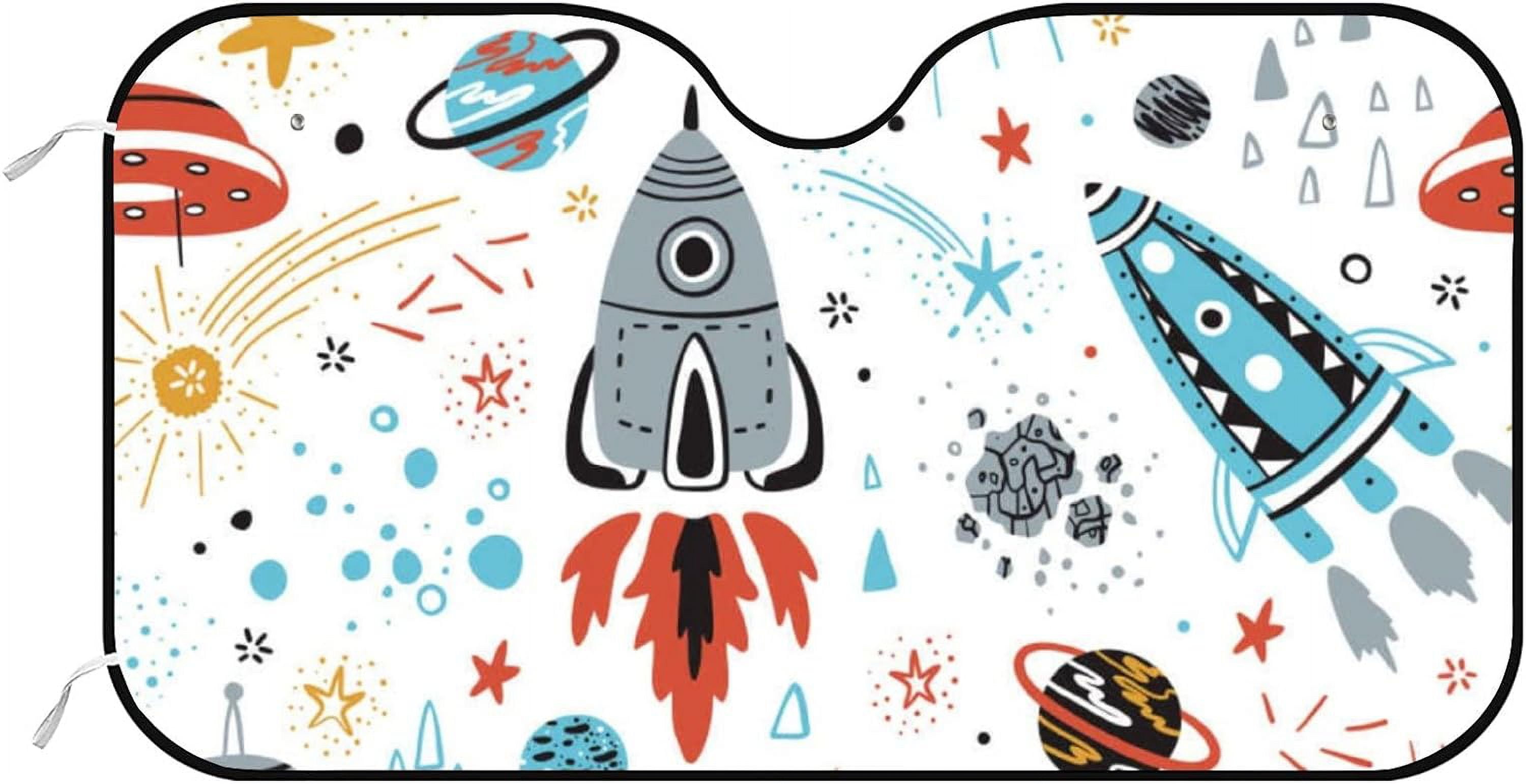 GZHJMY Car Front Windshield Sunshade UV Heat Protection, Foldable Auto ...