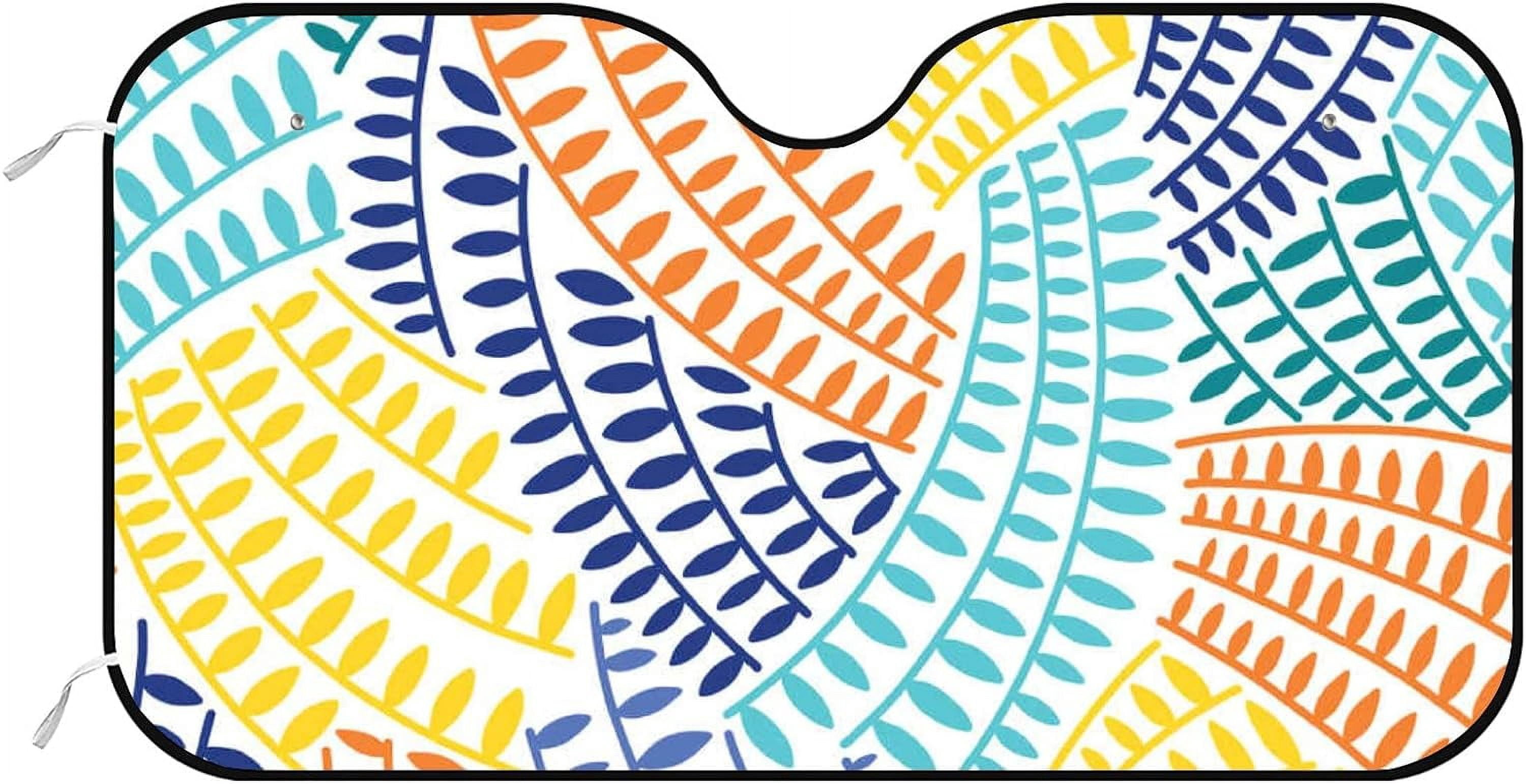 GZHJMY Car Front Windshield Sunshade UV Heat Protection, Foldable Auto ...