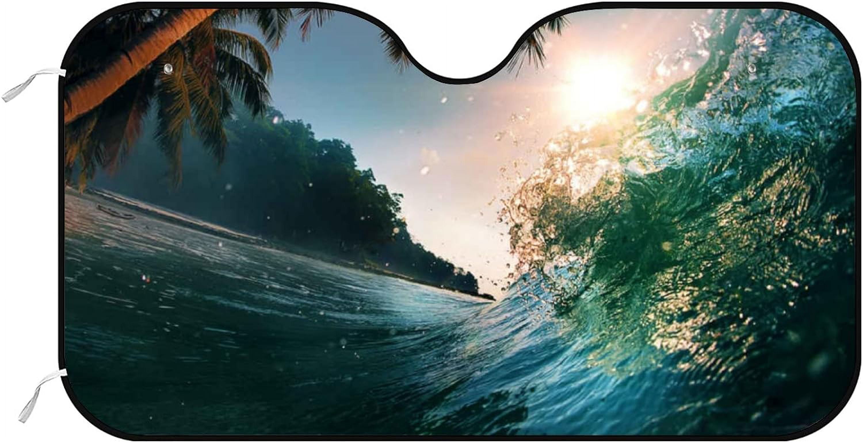 GZHJMY Car Front Windshield Sunshade UV Heat Protection, Foldable Auto ...