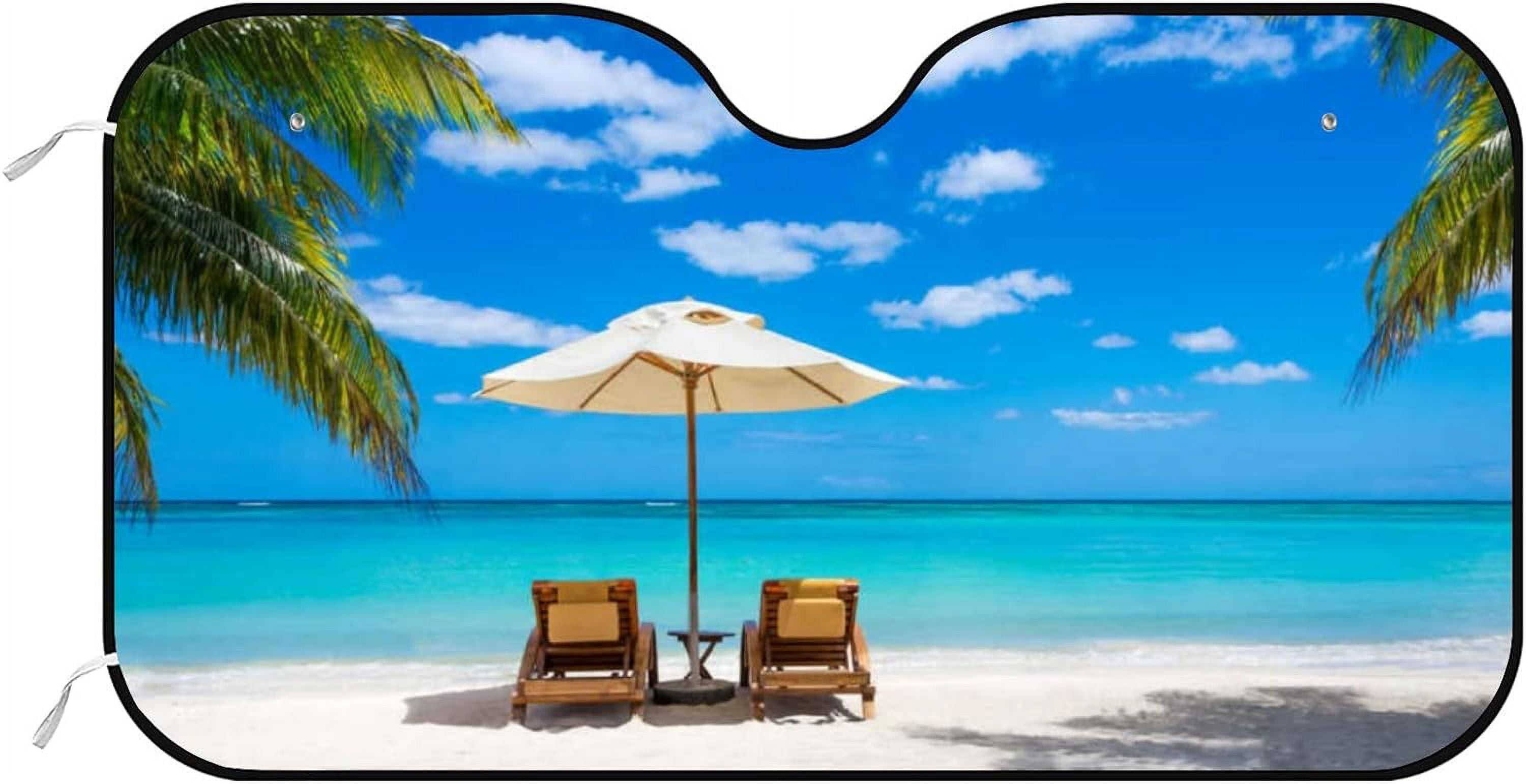 GZHJMY Car Front Windshield Sunshade UV Heat Protection, Foldable Auto ...