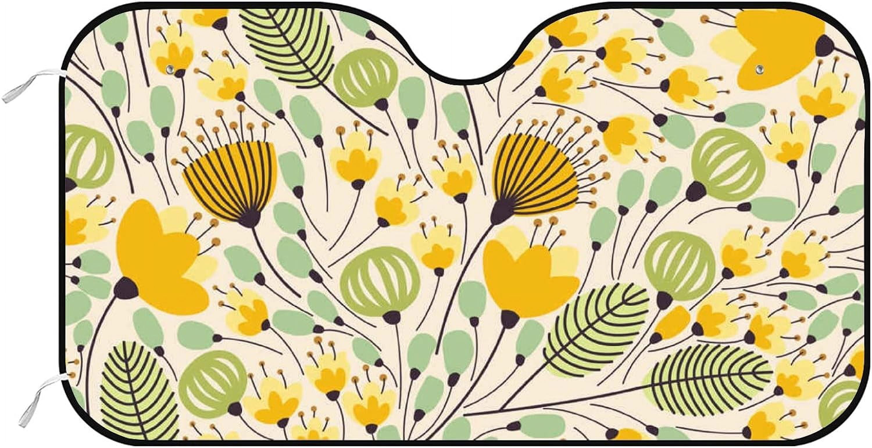 GZHJMY Car Front Windshield Sunshade UV Heat Protection, Foldable Auto ...