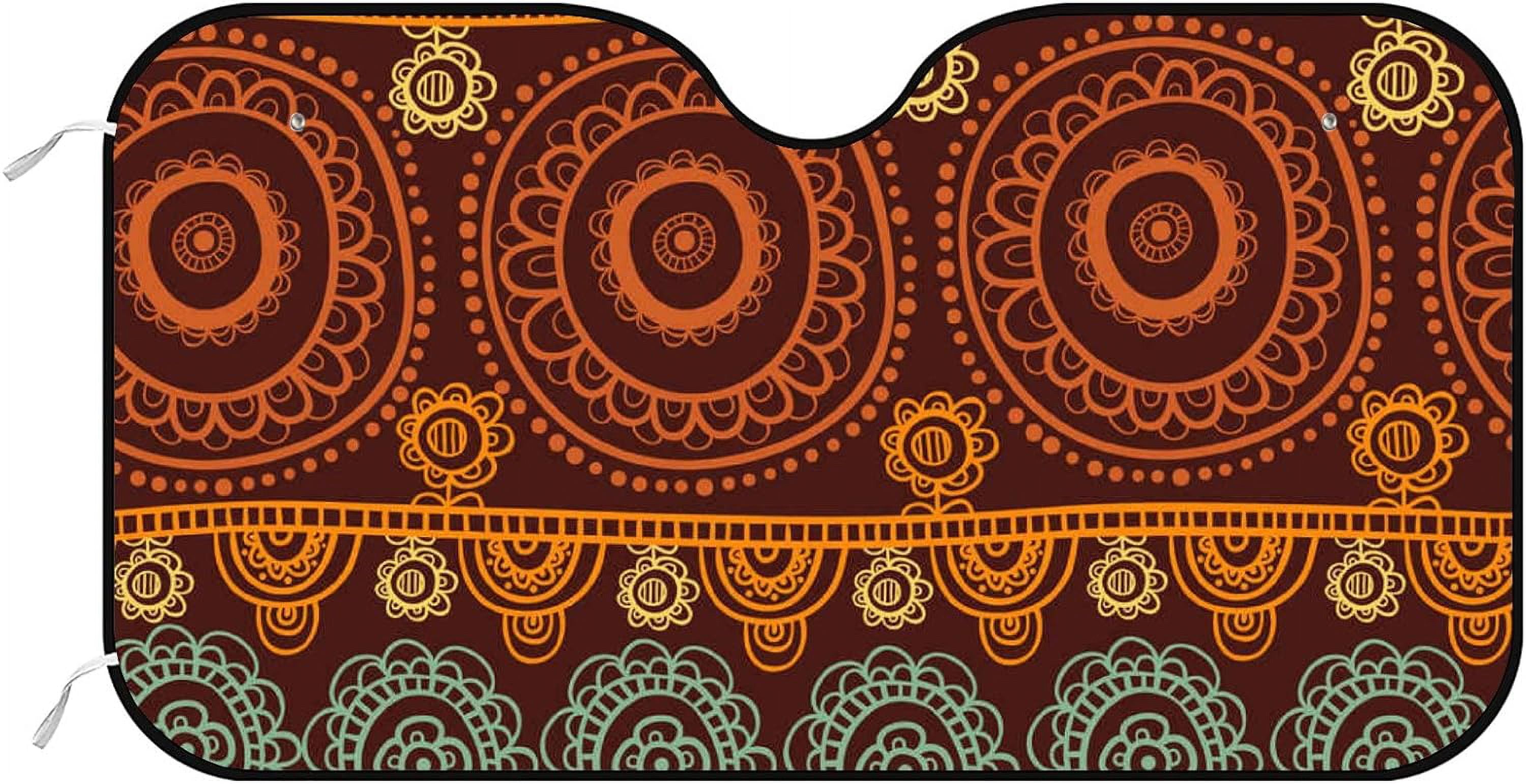 GZHJMY Car Front Windshield Sunshade UV Heat Protection, Foldable Auto ...